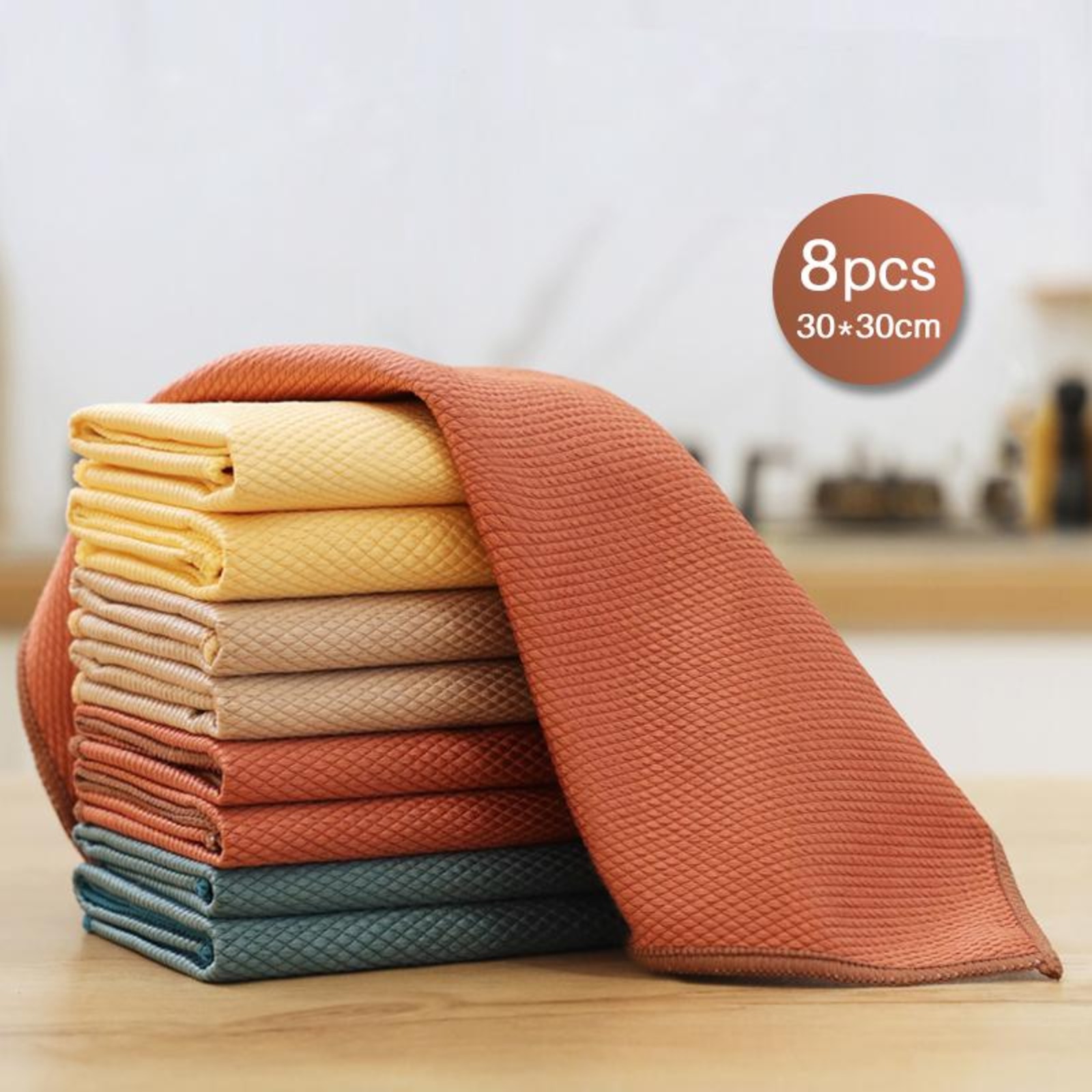 Sweet Home Thickened Nanofiber Cleaning Cloth-8Pcs | NTUC FairPrice