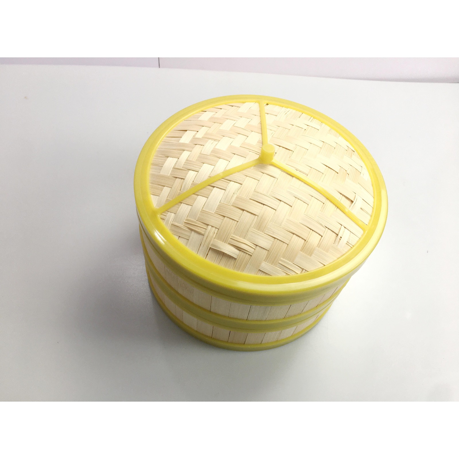 Dolphin Collection Bamboo Steamer 2-Tier With Cover 21cm | NTUC FairPrice