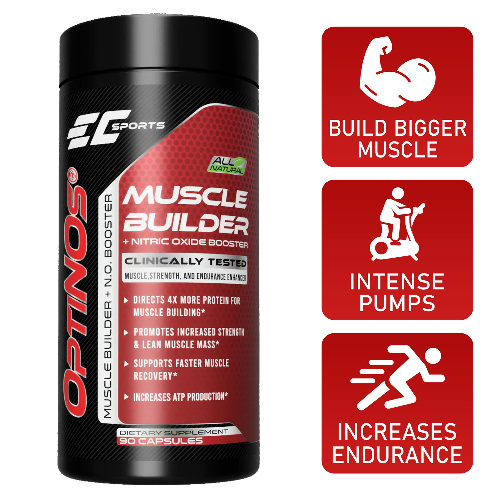 EC Sports Optinos Nitric Oxide Pre Workout Muscle Supplement | NTUC ...