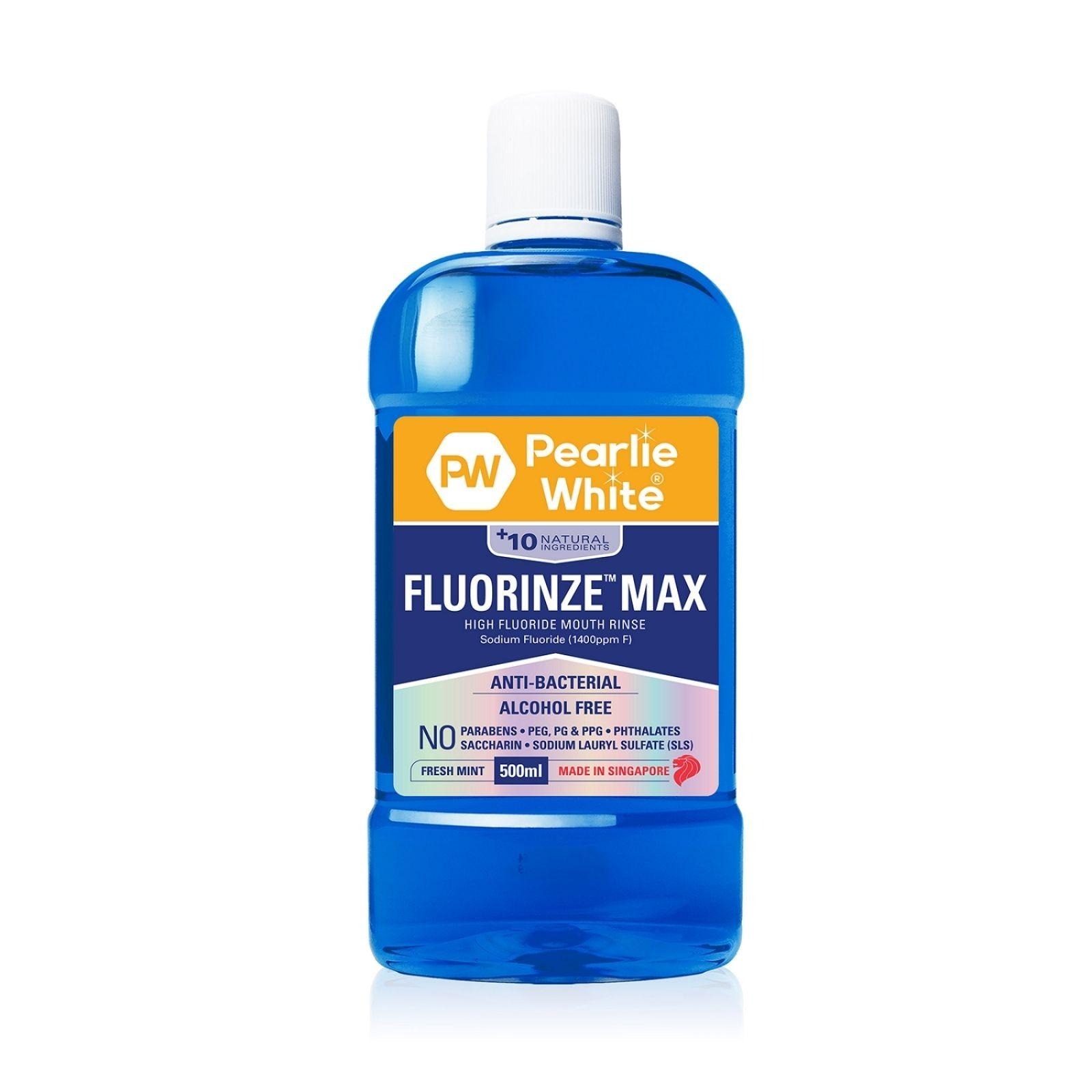Pearlie White Fluorinze Max Mouth Rinse | NTUC FairPrice