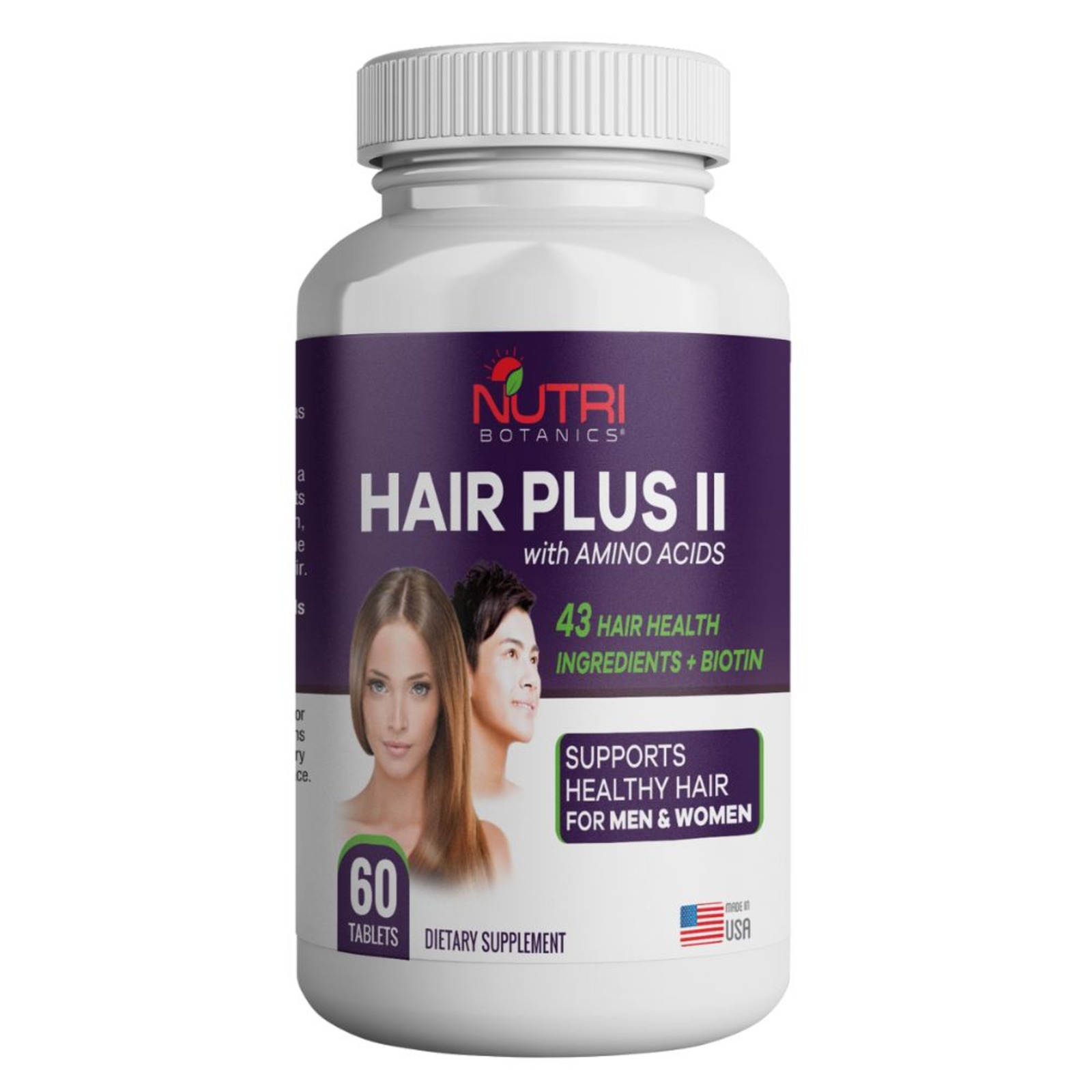 Nutri Botanics Hair Plus II with Amino Acids Stop Hair Loss | NTUC ...
