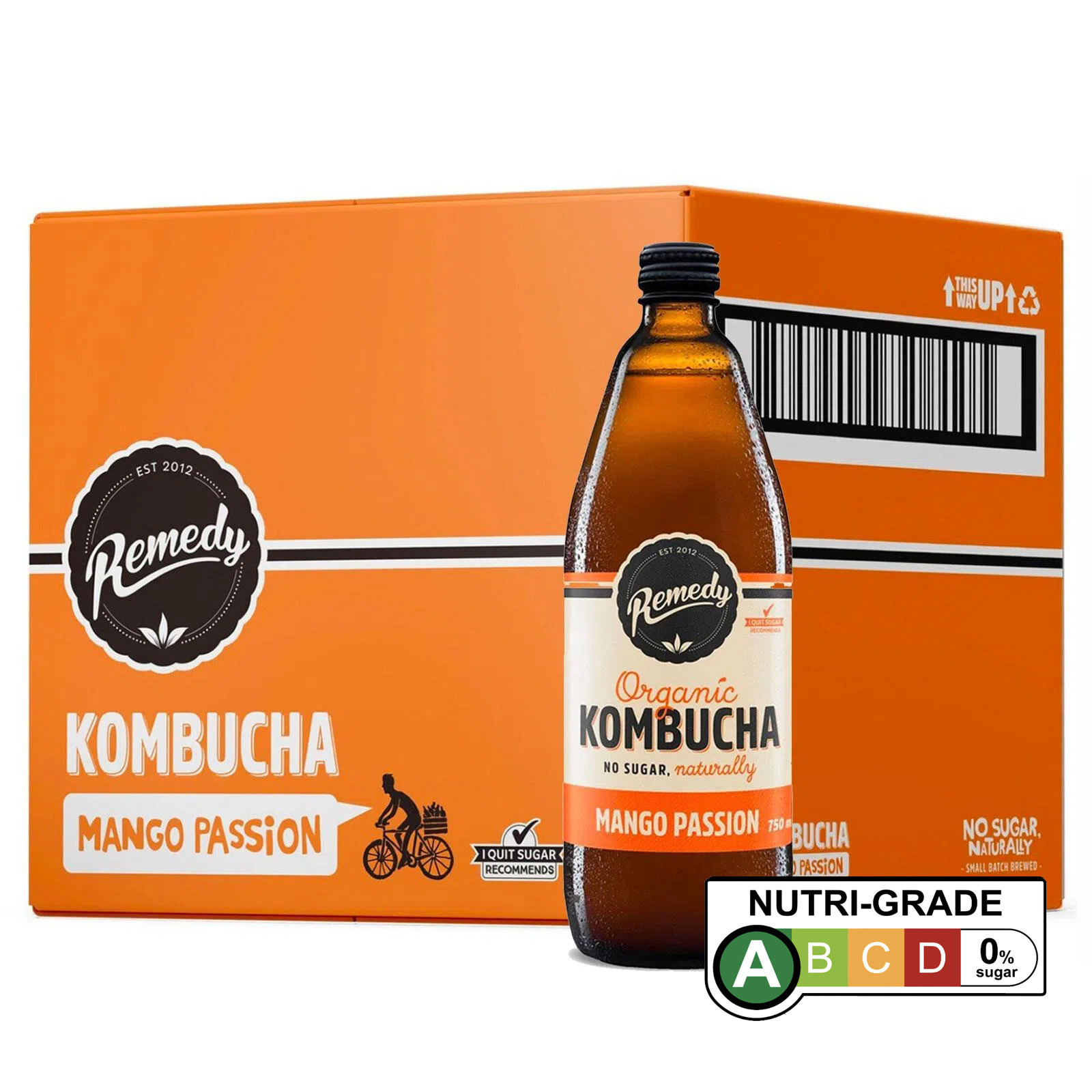 Remedy Organic Kombucha Mango Passion | NTUC FairPrice
