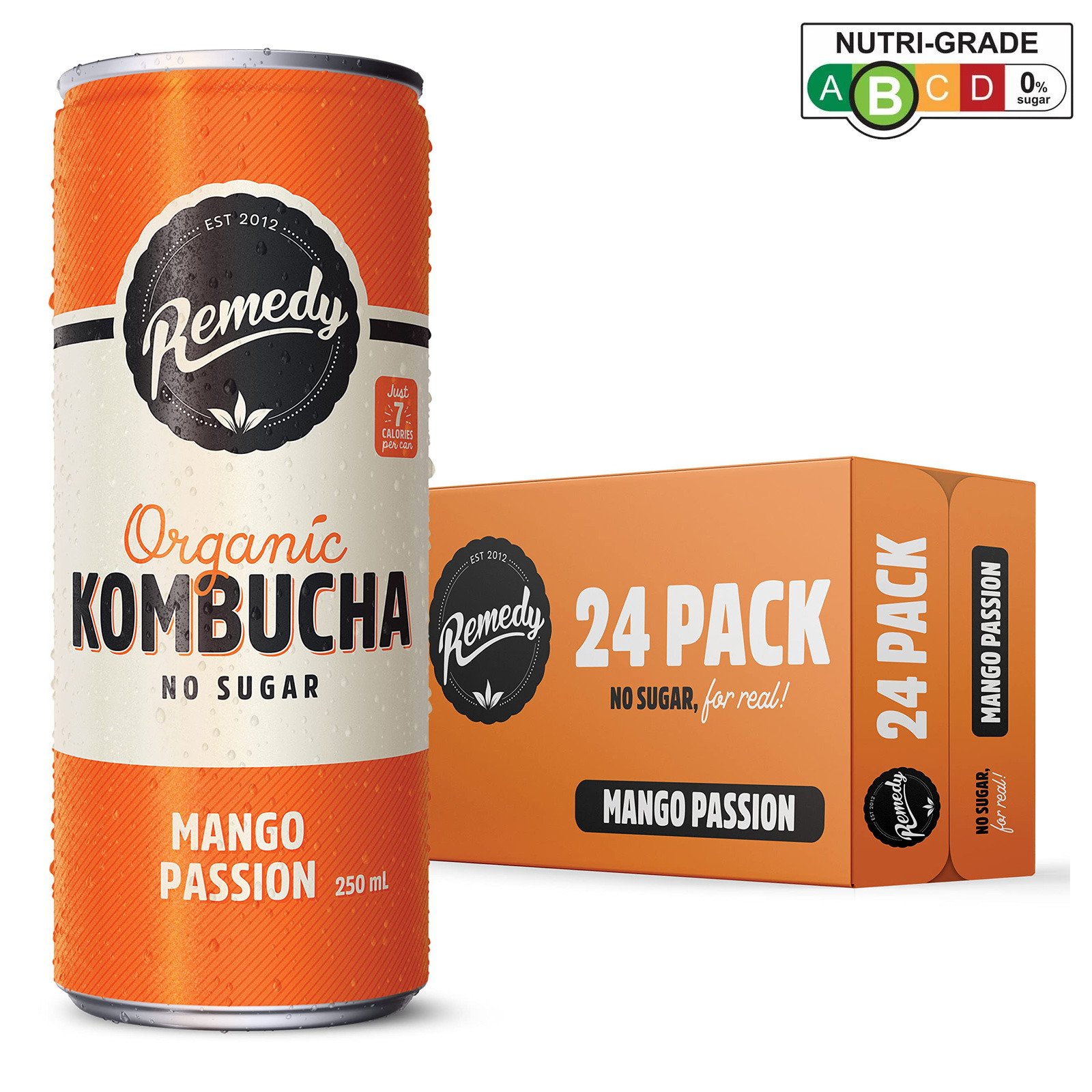 Remedy Organic Kombucha - Mango Passion | NTUC FairPrice