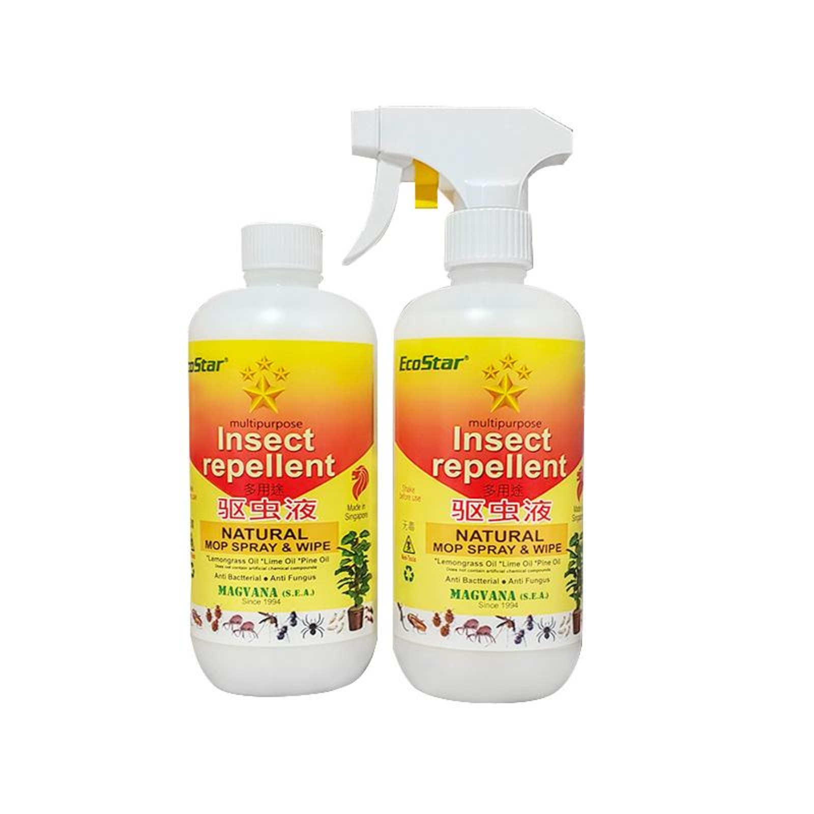 Ecostar Insect Repellent 500ml Spray+ 500ml Refill | NTUC FairPrice