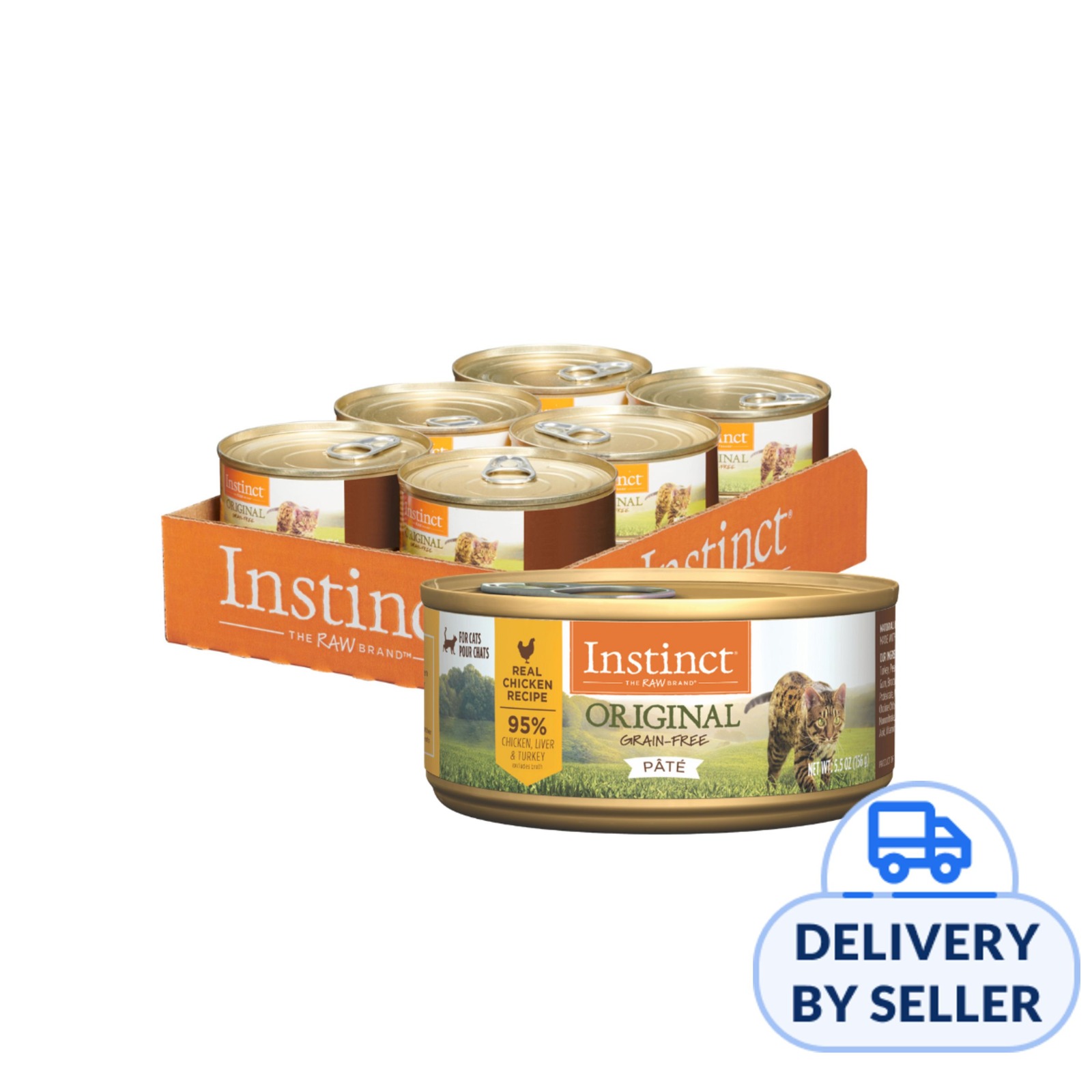 Instinct Instinct Original Grain-Free Pate Chicken x 12 cans | NTUC FairPrice