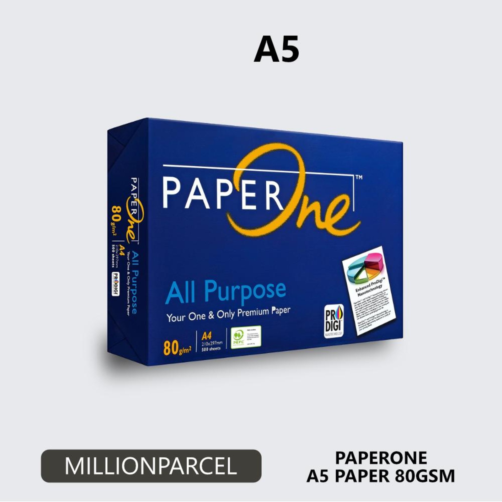 Paperone ALL PURPOSE A5 Paper-80gsm (ream) | NTUC FairPrice