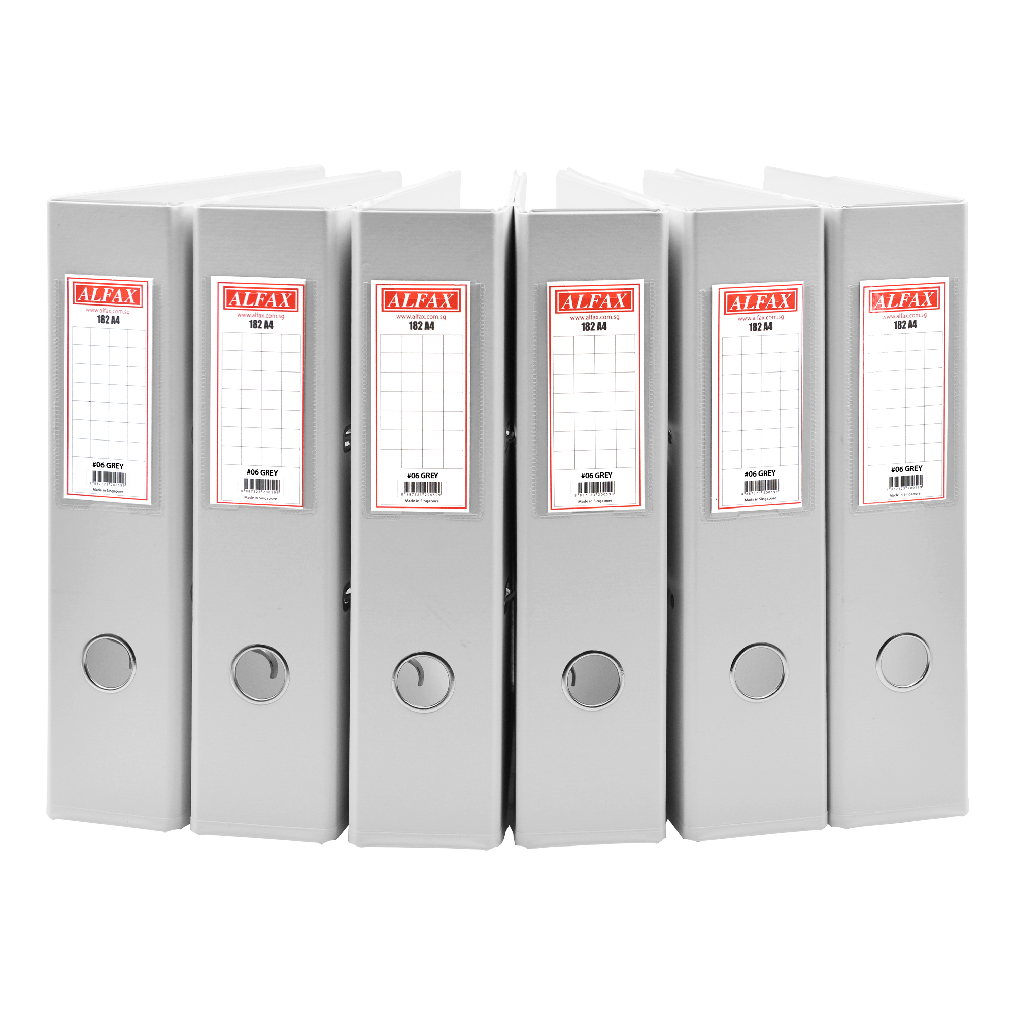 Alfax 182A4 Pvc Arch File 3inches - Grey | NTUC FairPrice