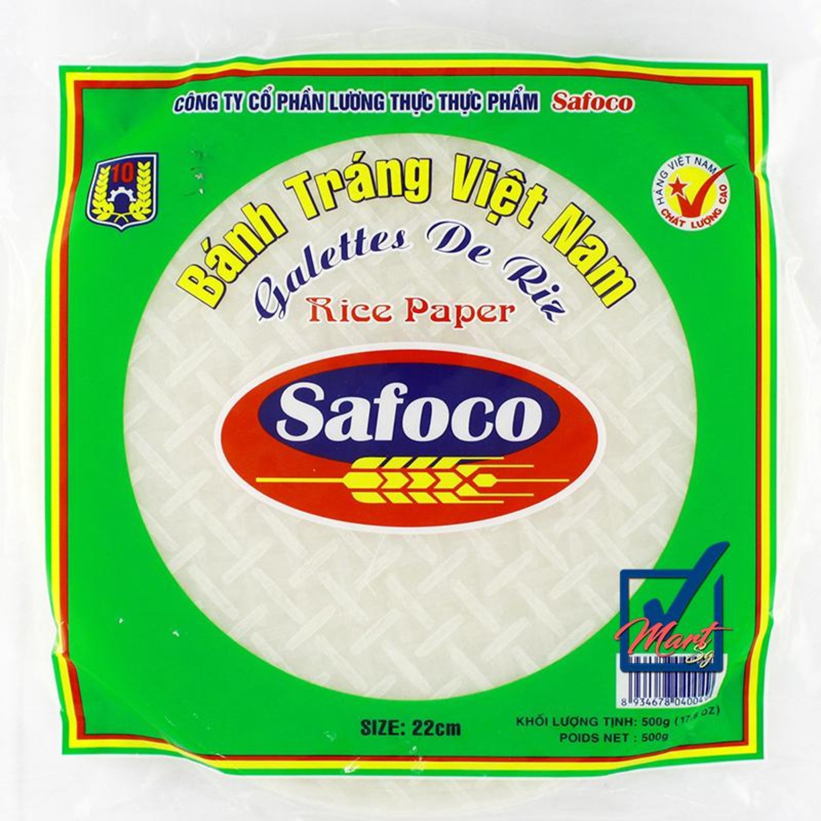 Safoco Spring rolls rice paper (22cm) | NTUC FairPrice