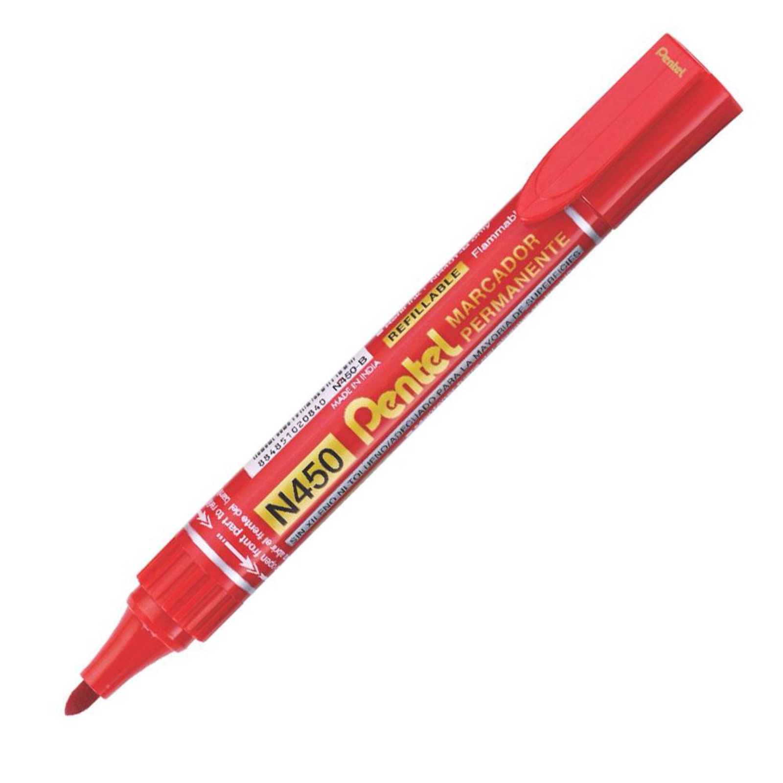 Pentel Refillable Permanent Marker Red Color N450-B(BULK) | NTUC FairPrice