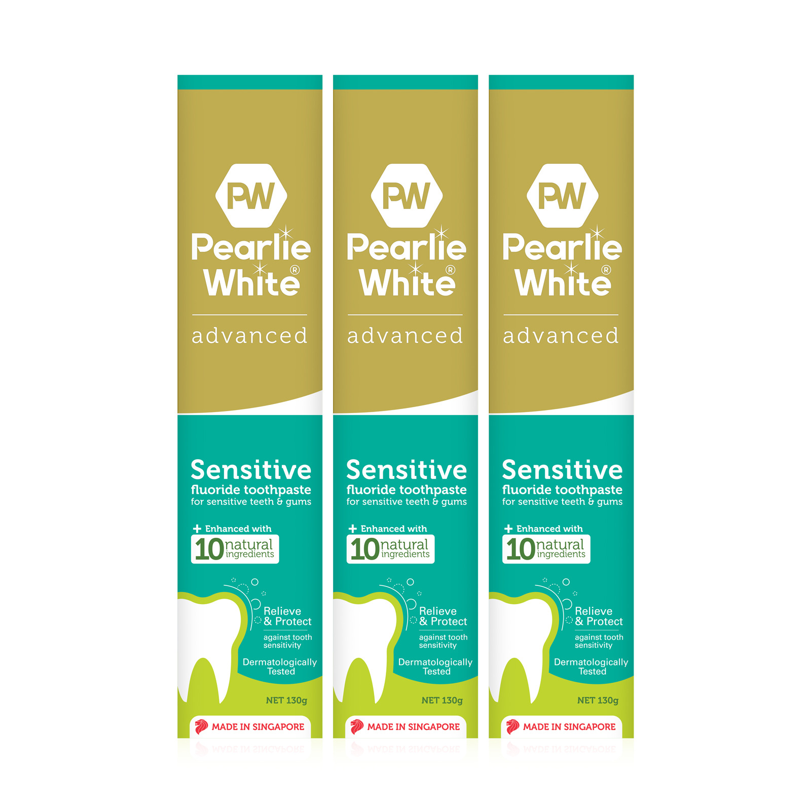 Pearlie White Advanced Sensitive Toothpaste | NTUC FairPrice