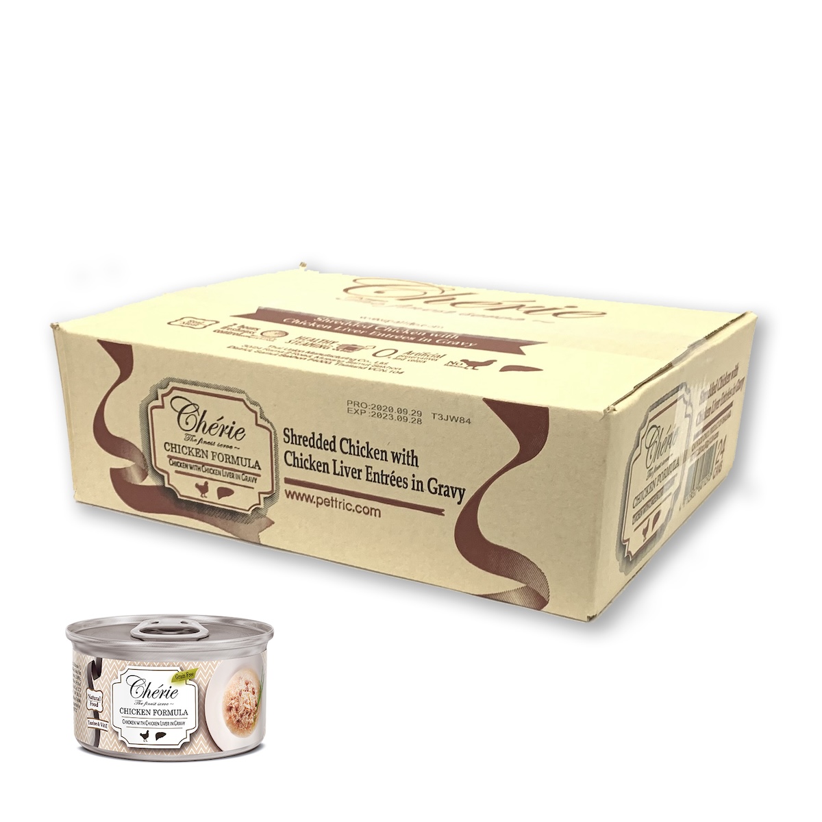 Cherie Shredded Chicken with Chicken Liver Entres in Gravy | NTUC FairPrice