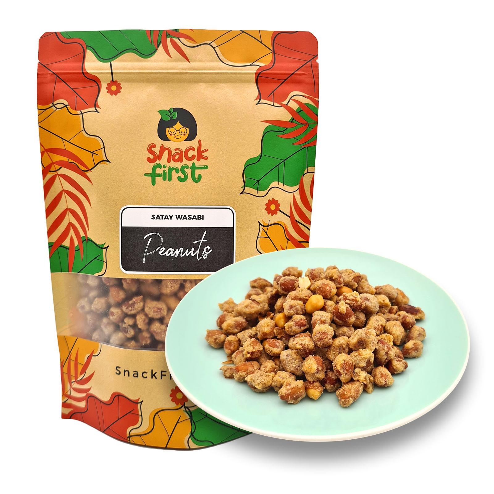 SnackFirst Satay Wasabi Peanuts (Wasabi Crunchy Nuts) | NTUC FairPrice