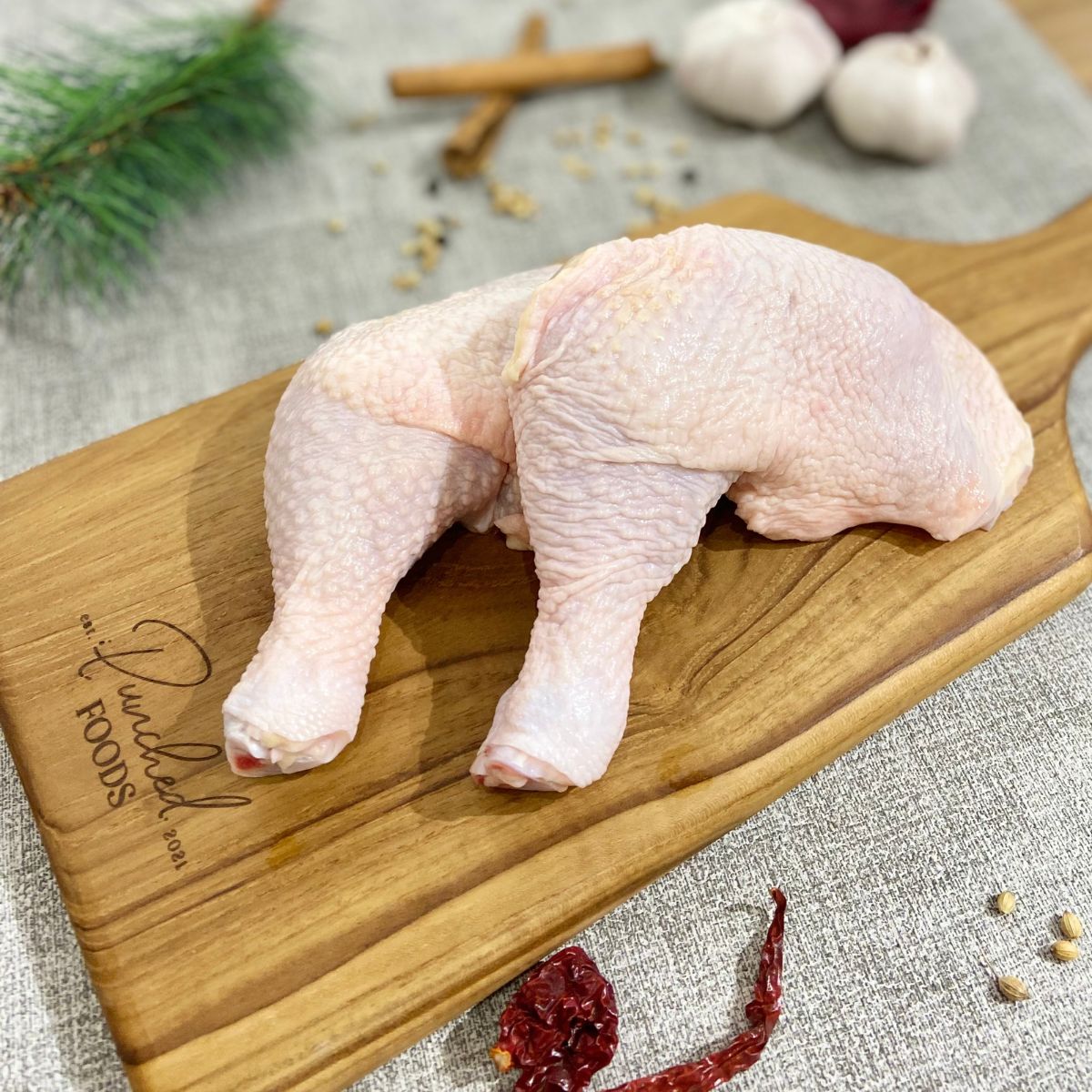 Punched Foods Organic Chicken Whole Leg | NTUC FairPrice