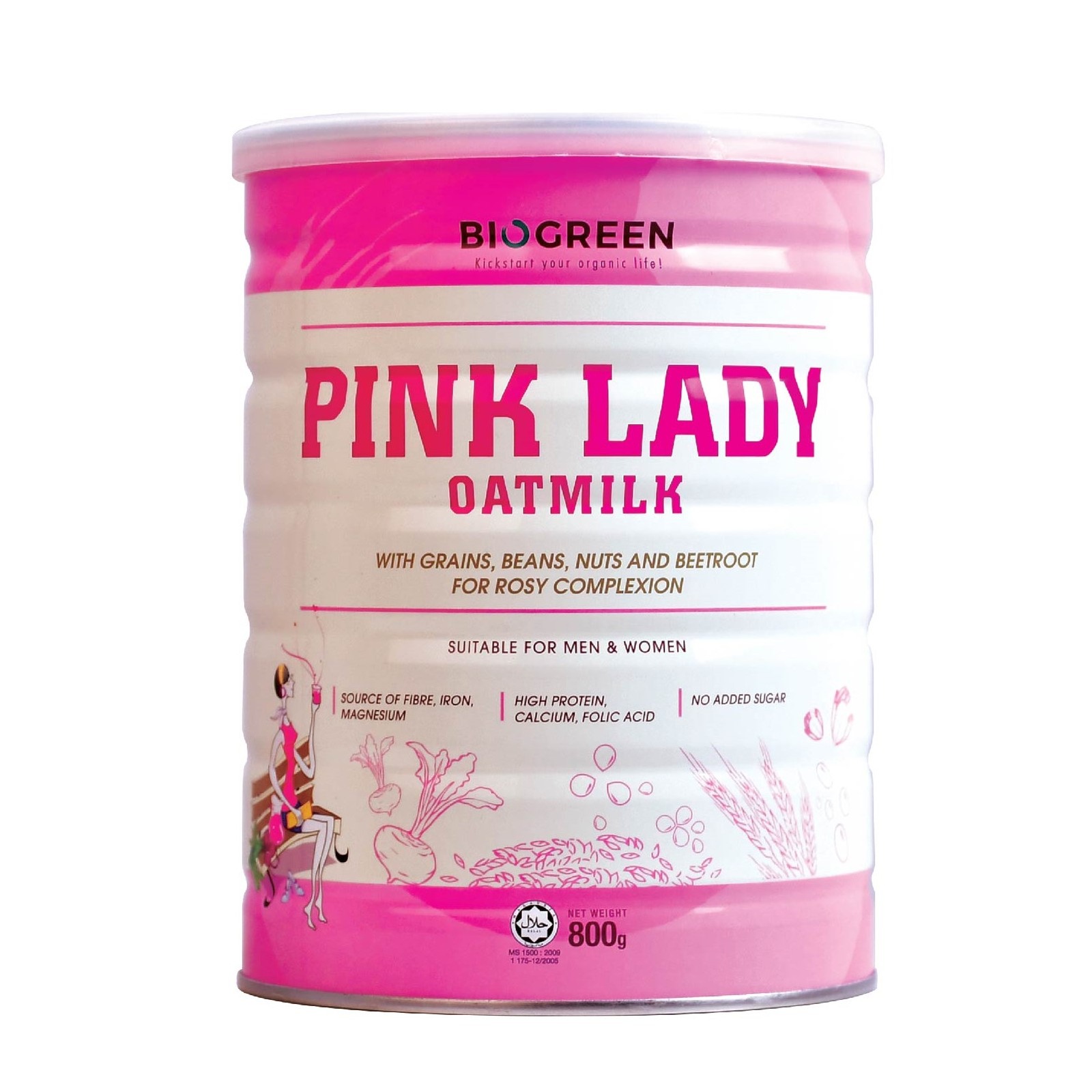 Biogreen Biogreen Pink Lady DF Oatmilk - Skin Complexion | NTUC FairPrice