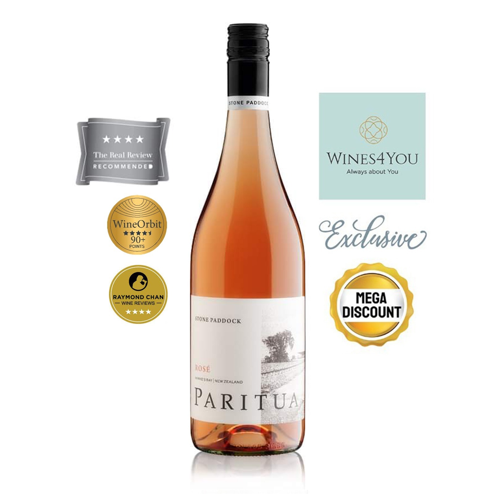 Paritua Stone Paddock Organic New Zealand Rose Wine 2022 | NTUC FairPrice