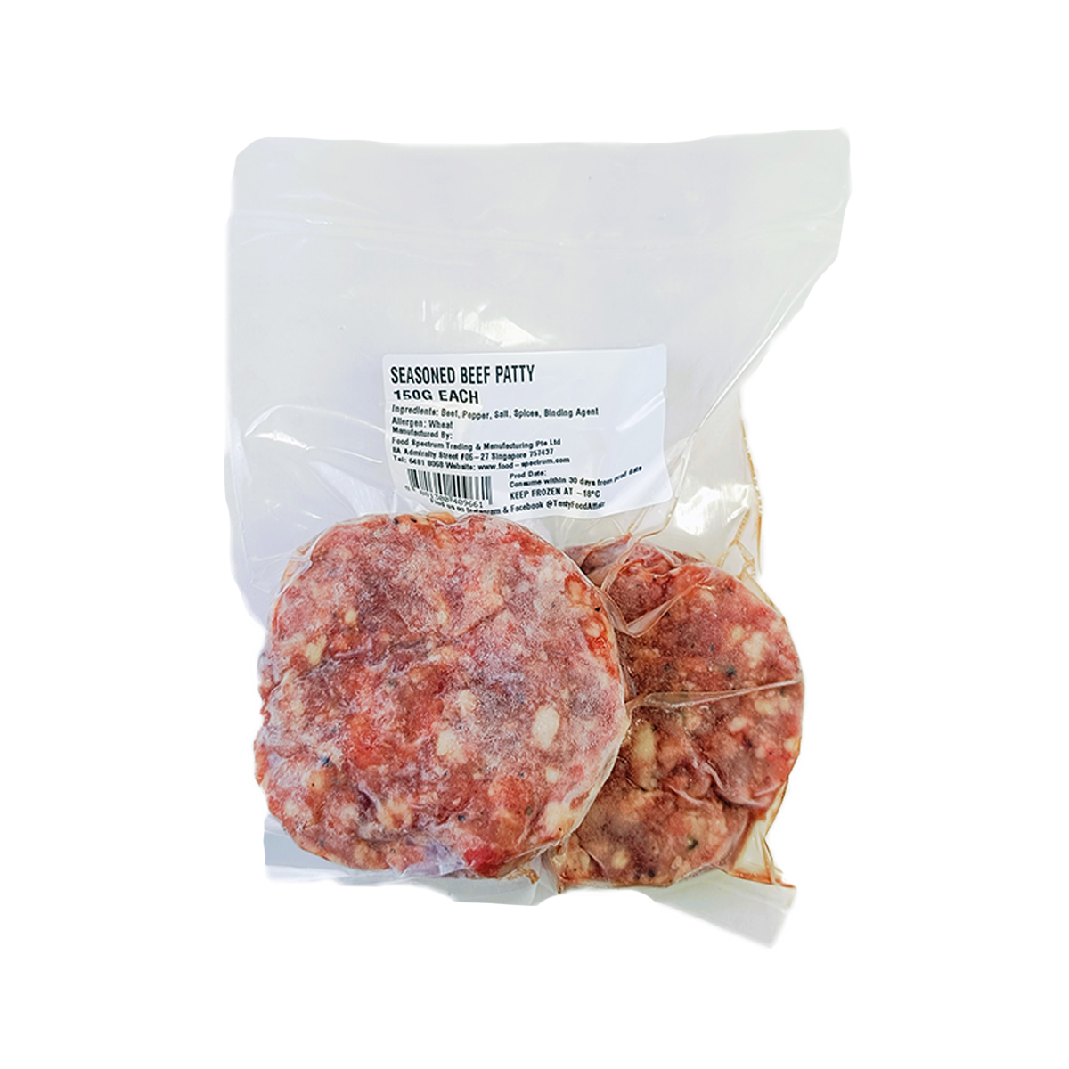 Tasty Food Affair Seasoned Beef Patty | NTUC FairPrice