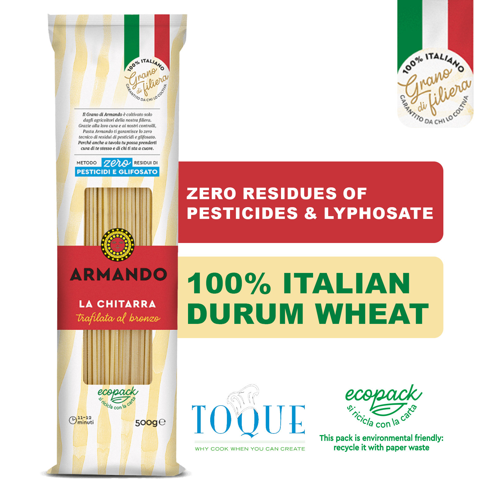 Armando Pasta Spaghetti Chitarra (Square) | NTUC FairPrice