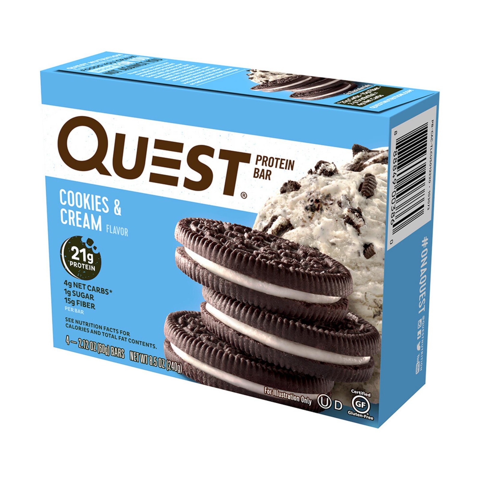 Quest Nutrition Protein Bar - Cookies and Cream | NTUC FairPrice