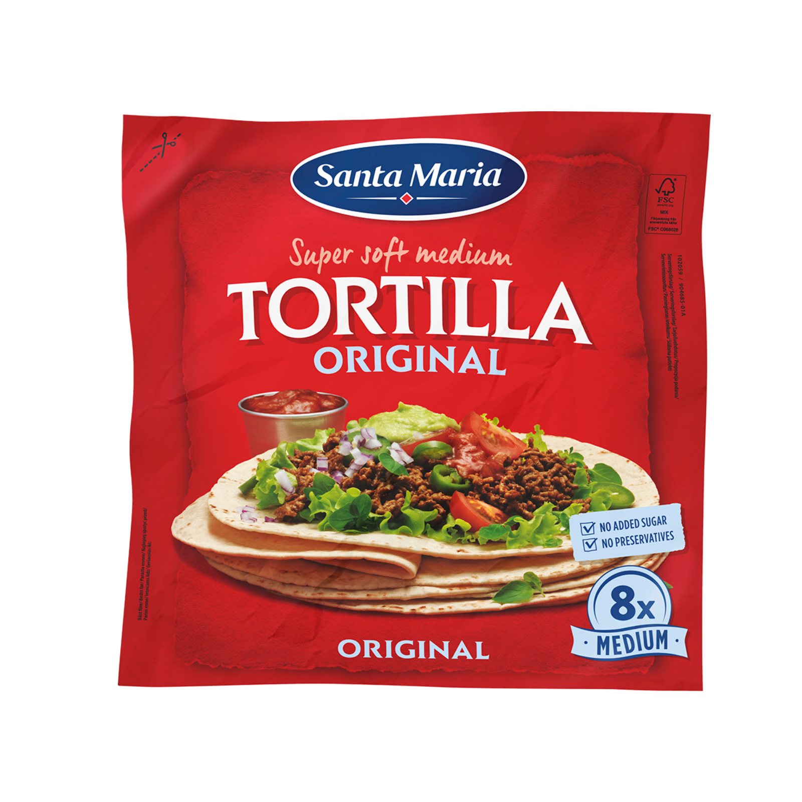 Santa Maria Tortilla Wrap Original - Medium | NTUC FairPrice