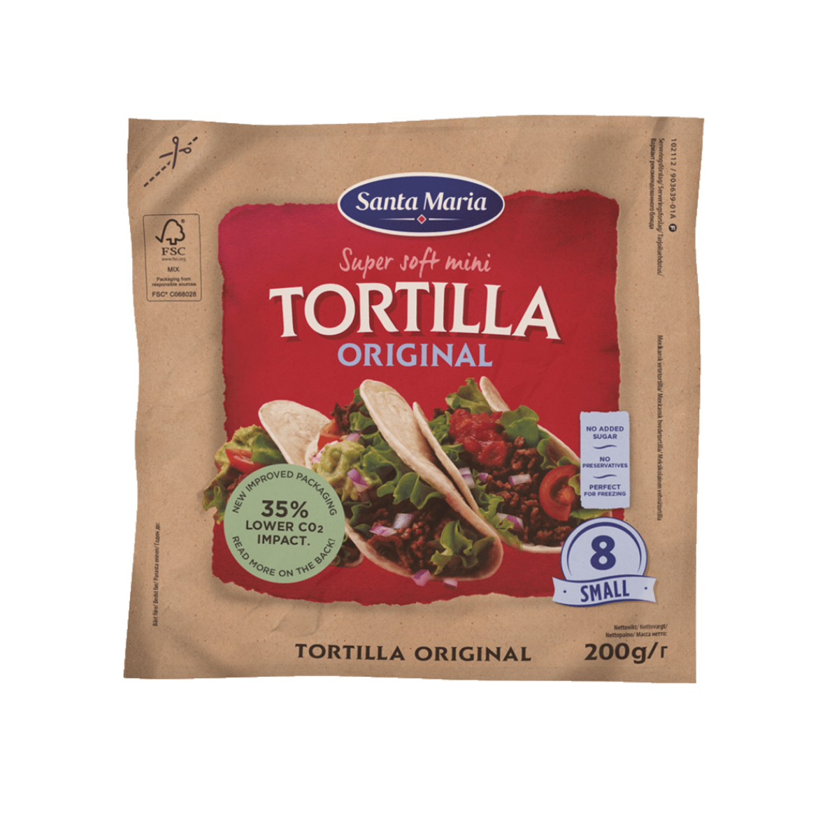 Santa Maria Tortilla Wrap Original - Small | NTUC FairPrice