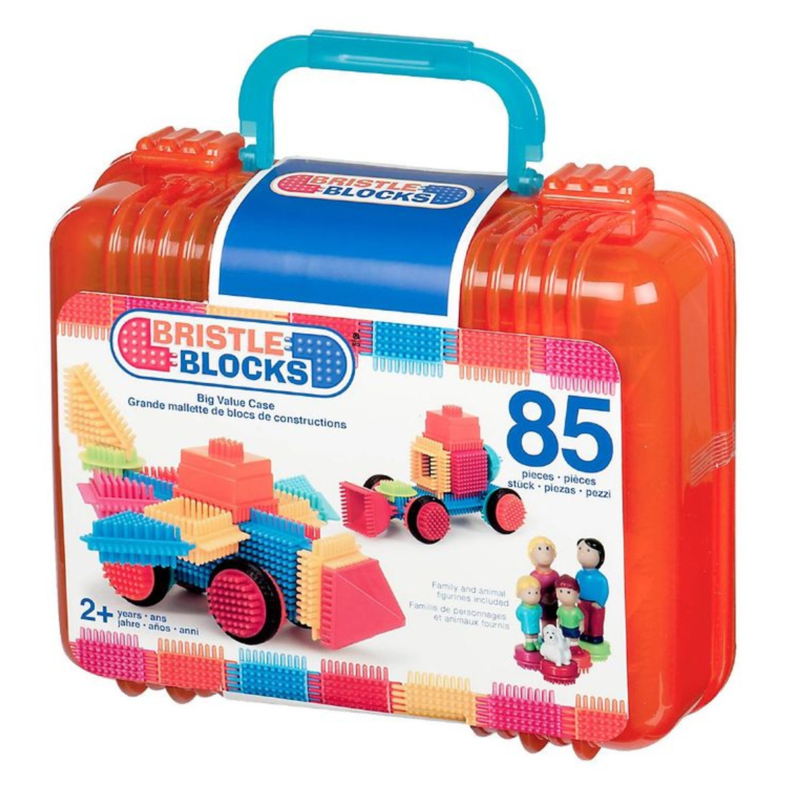 Bristle Blocks by Battat 85Pcs Bristle Blocks in Red Case | NTUC FairPrice