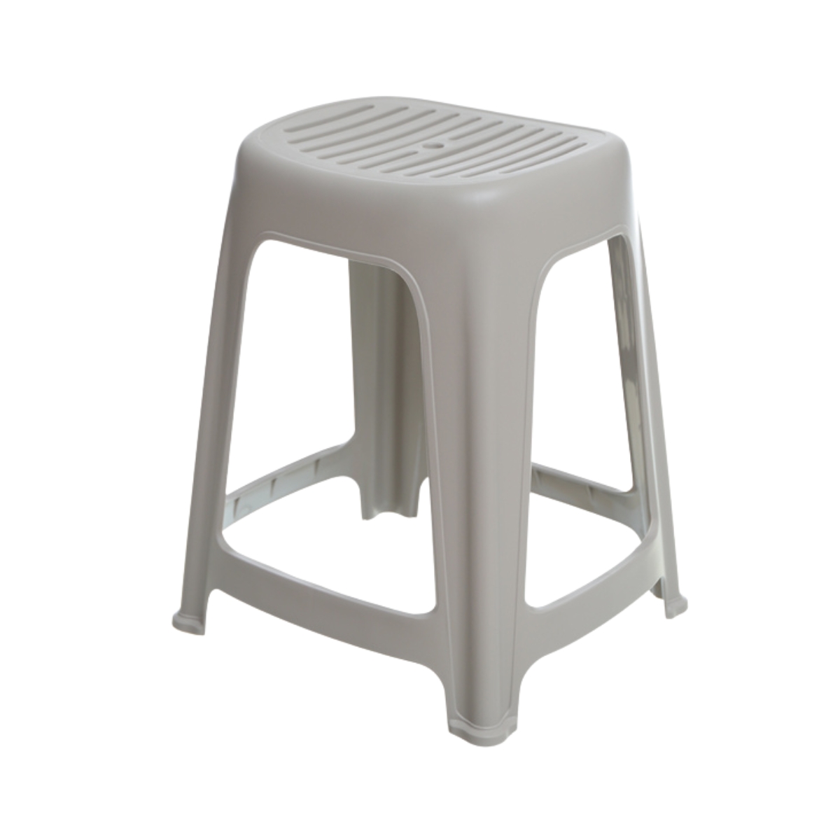 Citylife Haren Plastic Simple Chair Stool - Icegrey | NTUC FairPrice