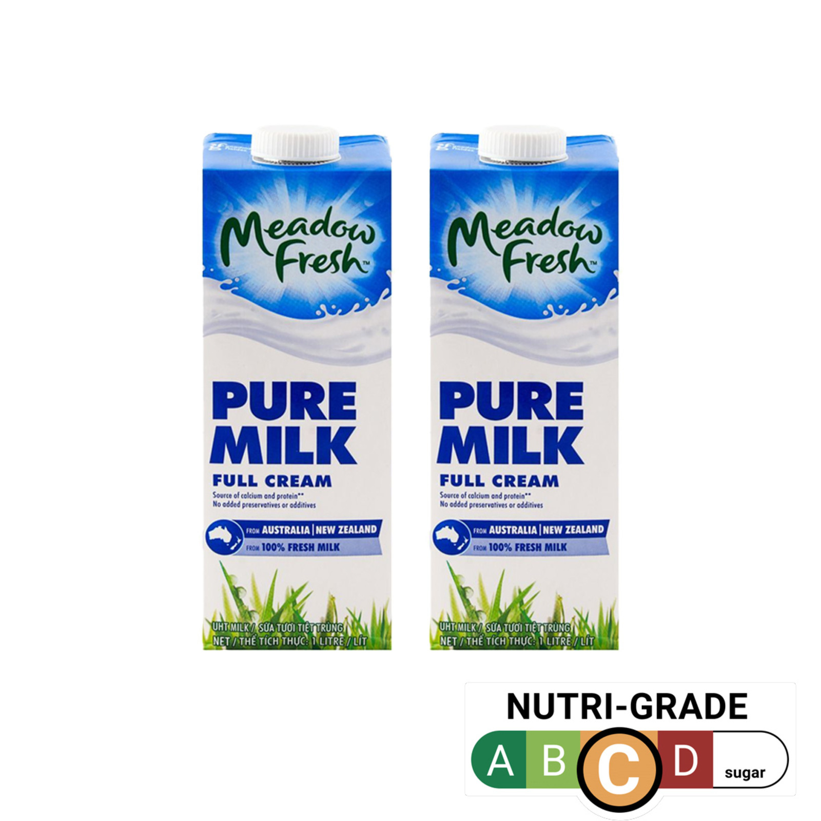 Meadow Fresh Bundle of 2 New Zealand UHT Milk - Full Cream | NTUC FairPrice