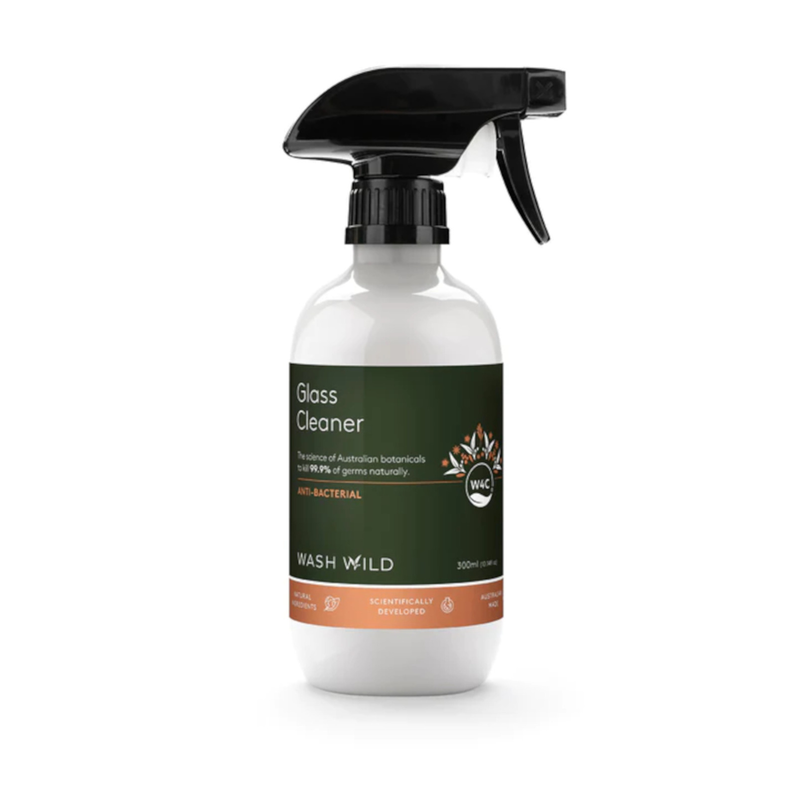 Wash Wild Antibacterial Glass Cleaner 300ml | NTUC FairPrice