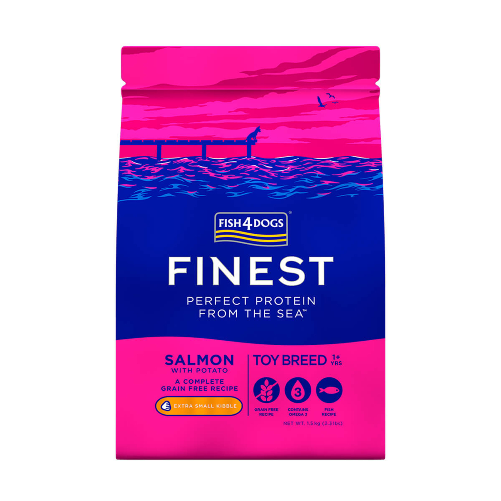 Fish 4 Dogs Finest Salmon Complete (Toy Breed) | NTUC FairPrice