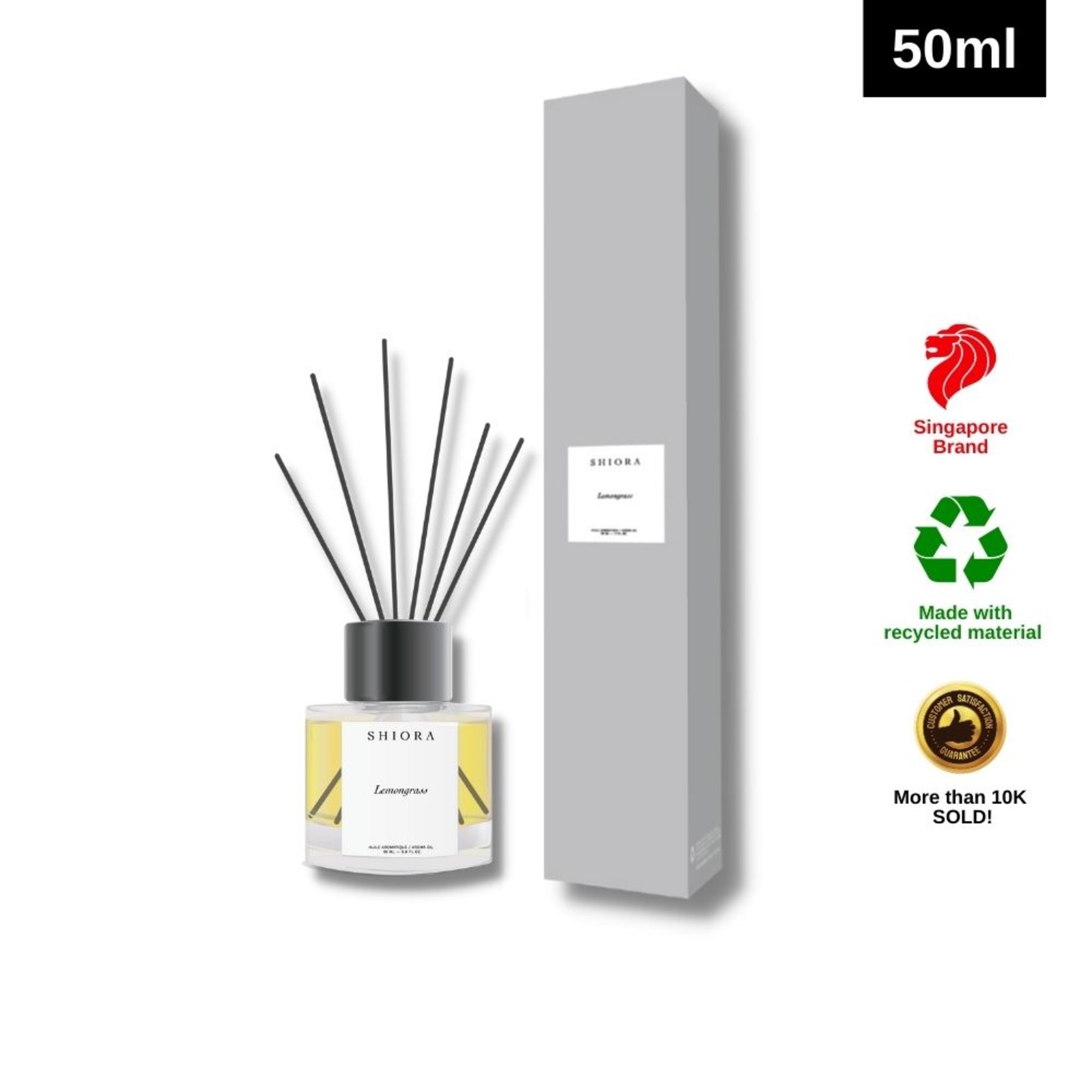Shiora Lemongrass Scent Reed Diffuser Ntuc Fairprice