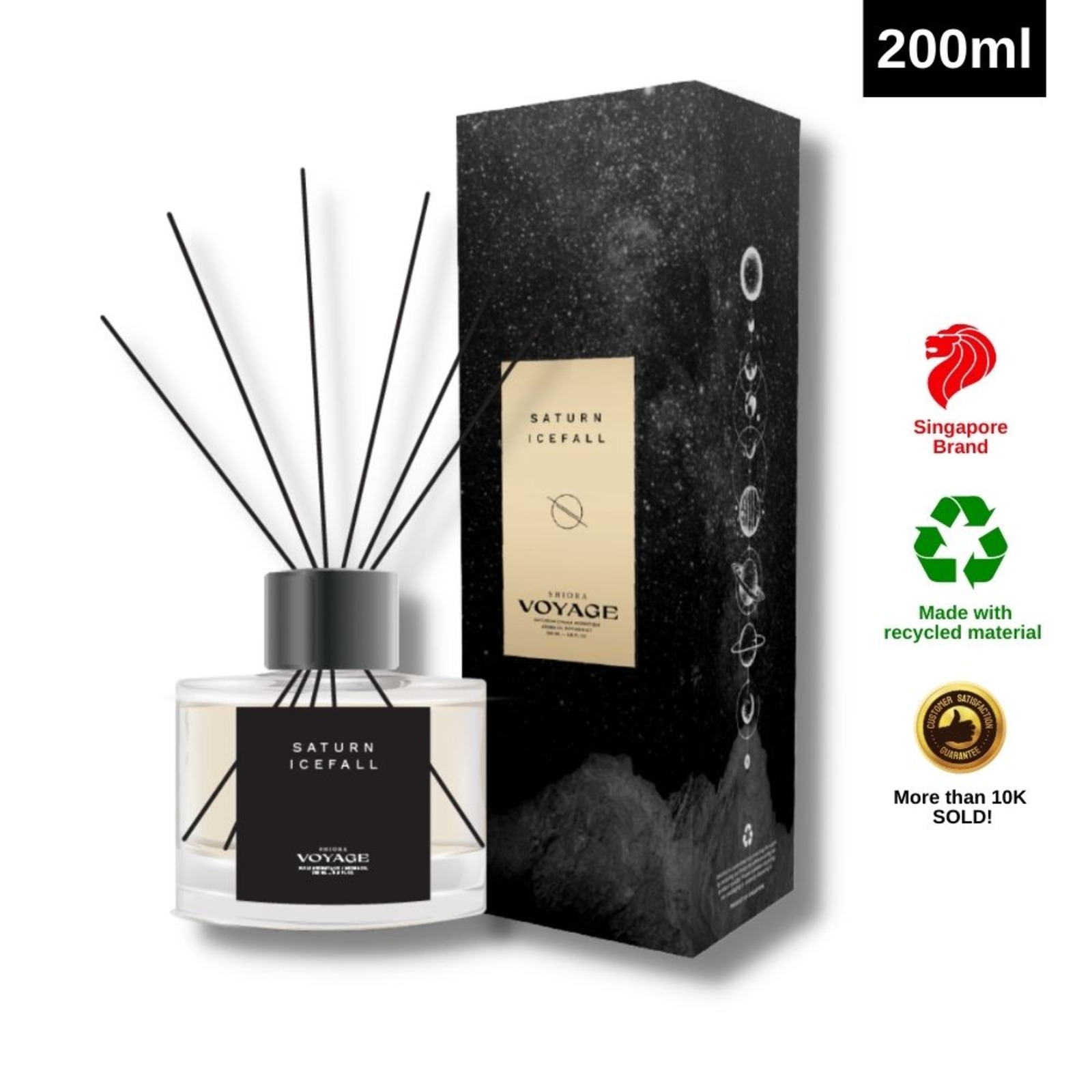 Shiora The Saturn Icefall Voyage Scent Reed Diffuser | NTUC FairPrice