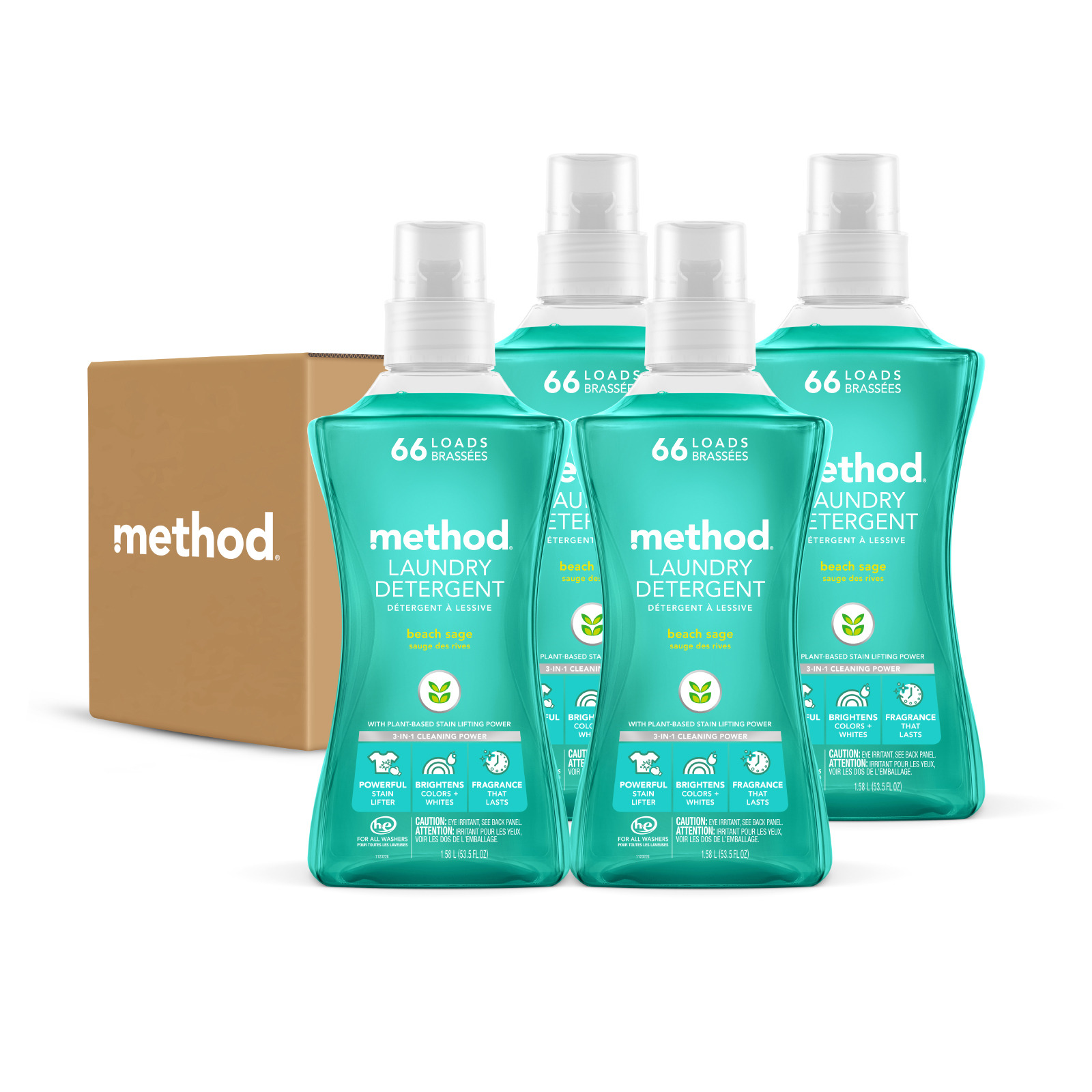 Method [Carton] Laundry Detergent - Beach Sage | NTUC FairPrice
