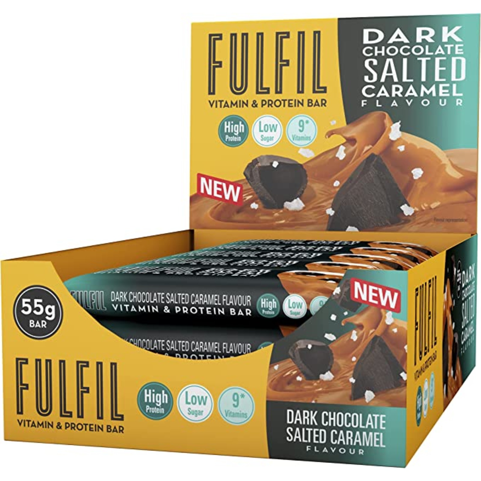 Fulfil Bar Dark Chocolate Salted Caramel | NTUC FairPrice