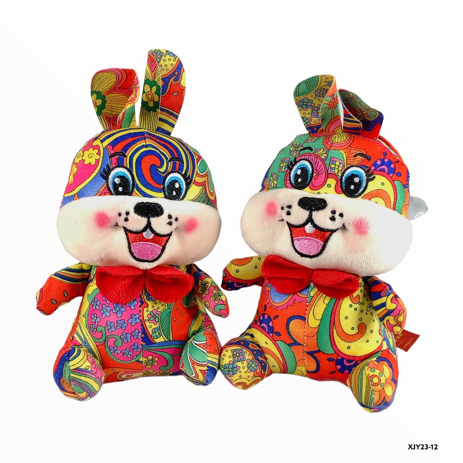 Partyforte CNY Rabbit Plush Toy Traditional Costume (15cm) | NTUC FairPrice