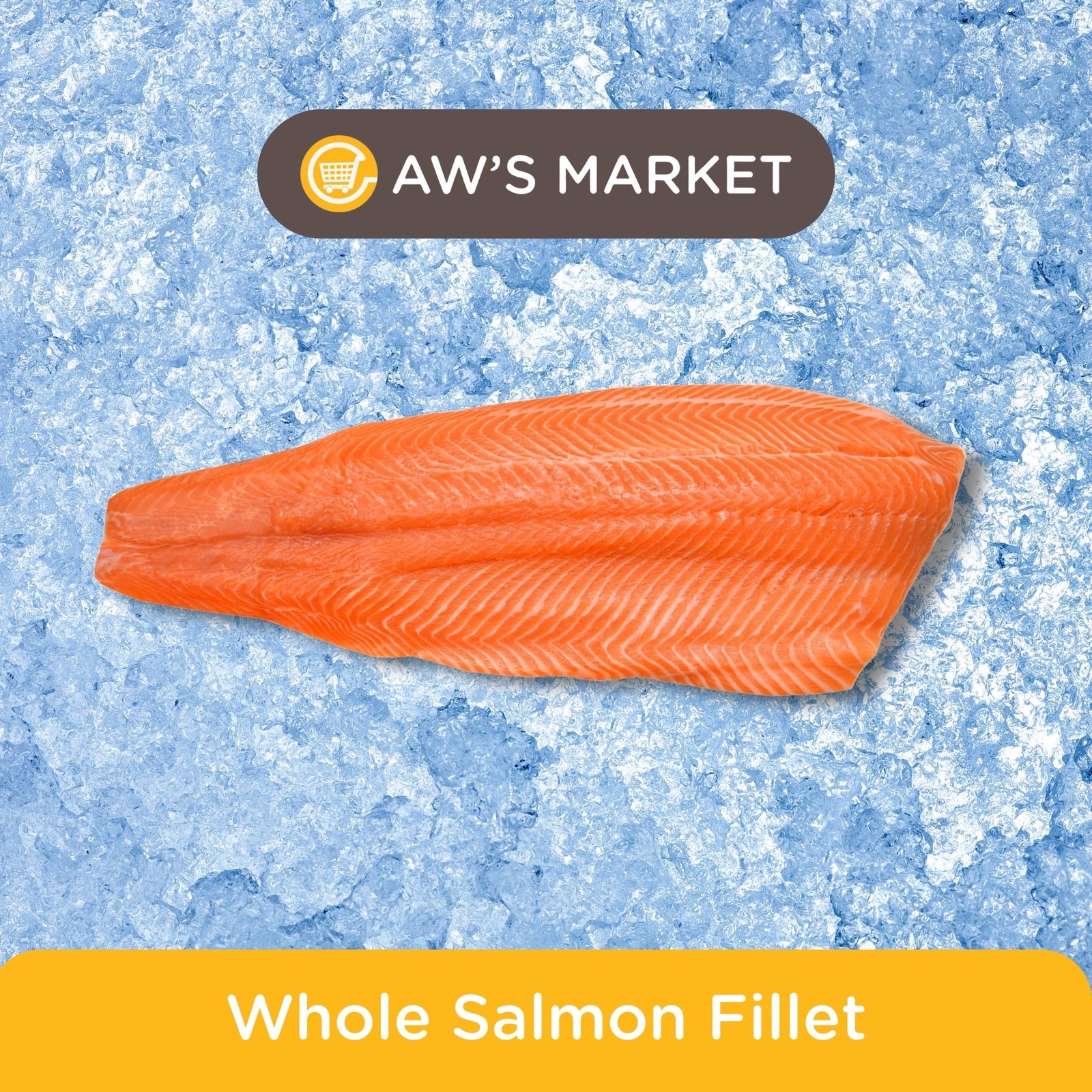 Aw's Market Fresh Whole Salmon Fillet | NTUC FairPrice
