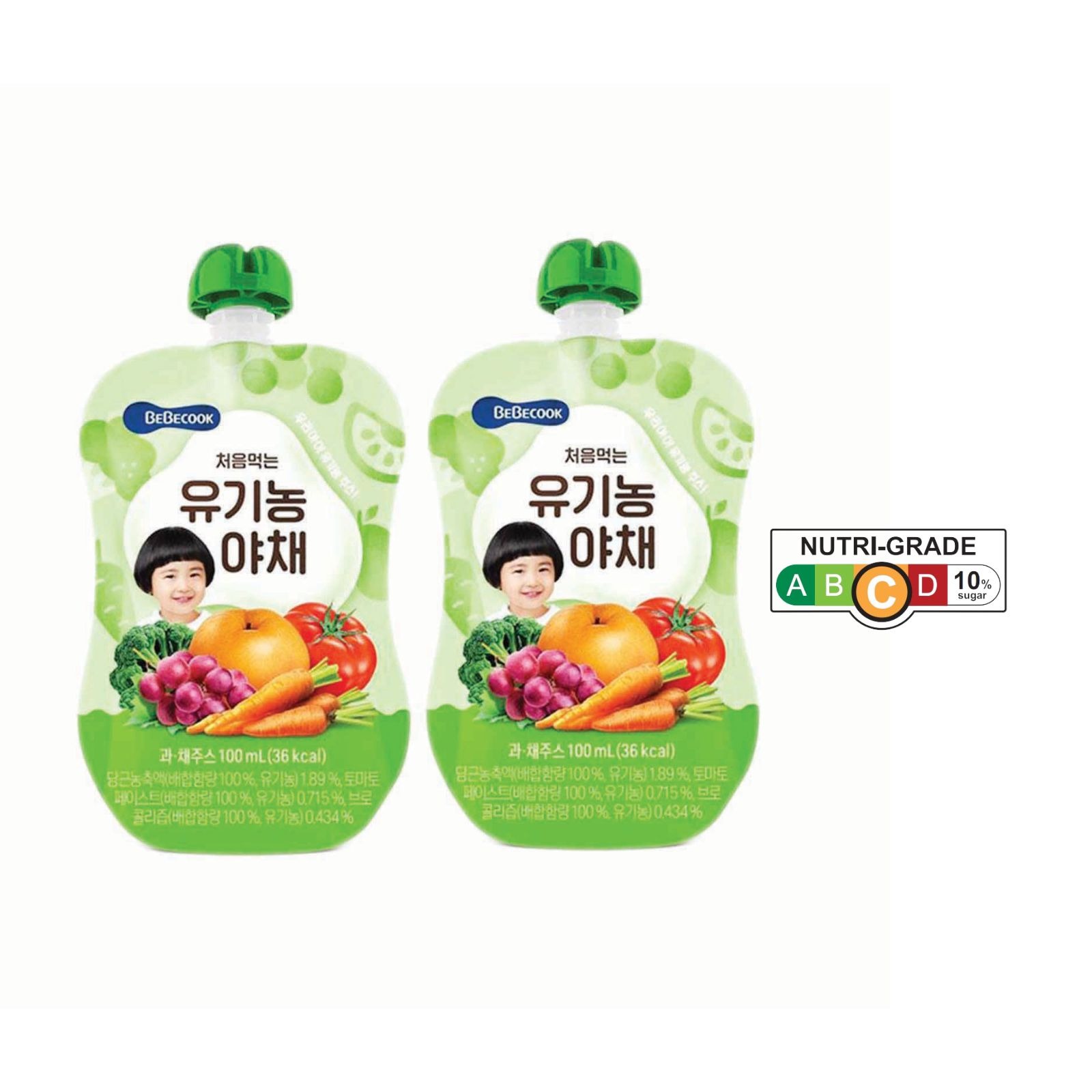 BeBecook Organic Fruit & Veg Juice | NTUC FairPrice
