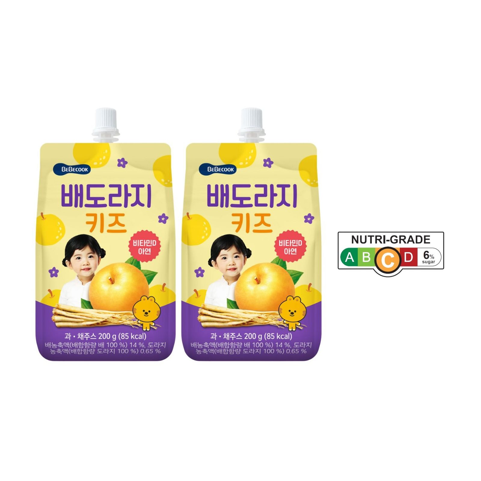 BeBecook Junior's Korean Golden Pear Drink w Bellflower Root | NTUC ...