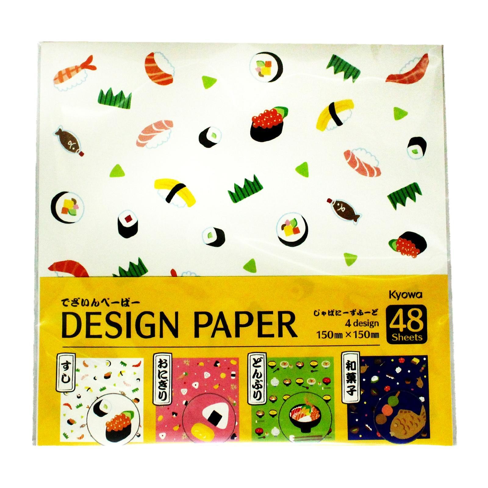 Kyowa 4 Design/Printed Paper (Japanese Food) 15X15Cm | NTUC FairPrice