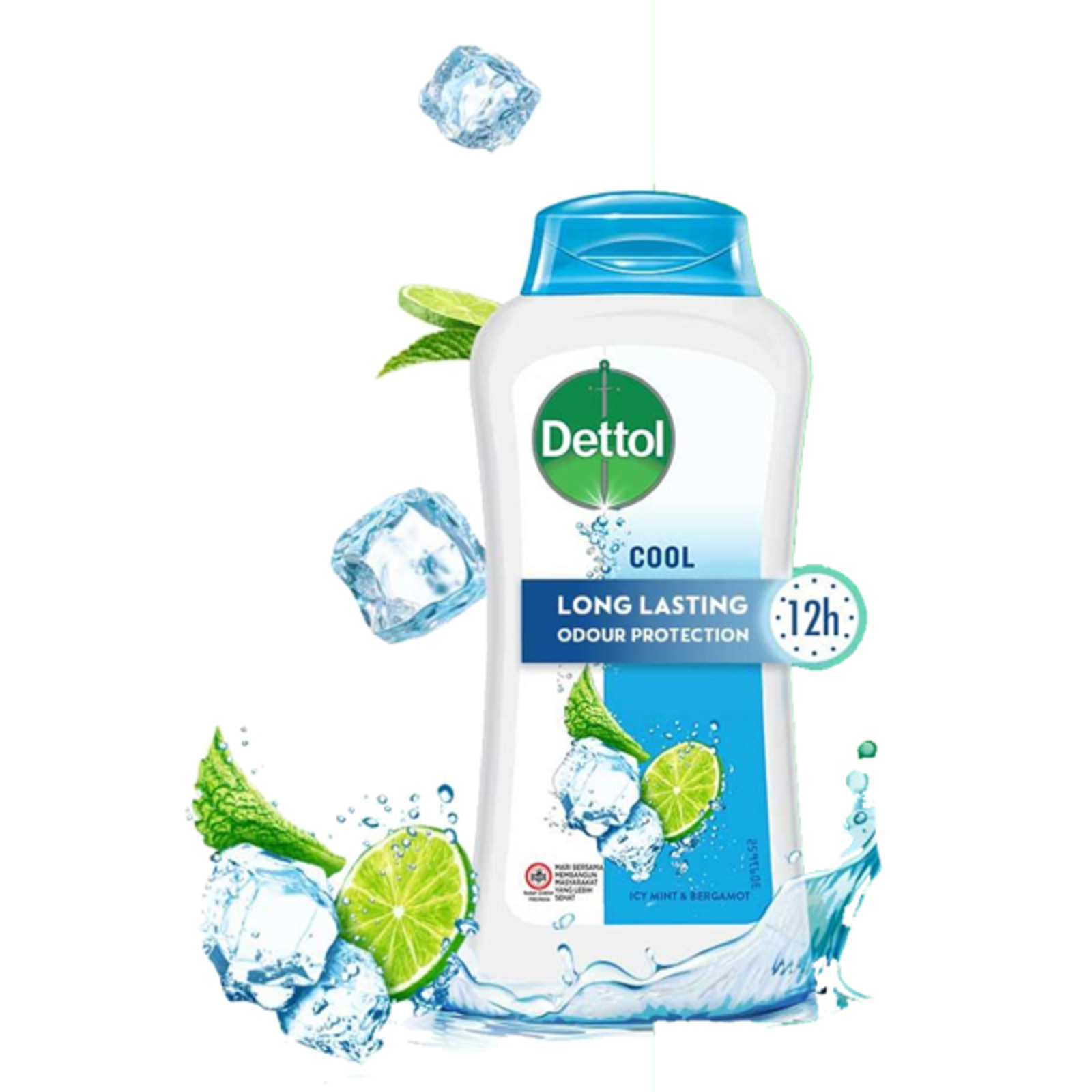 Dettol Cool Anti-Bacterial Body Wash with Icy Mint & Bergamot | NTUC ...