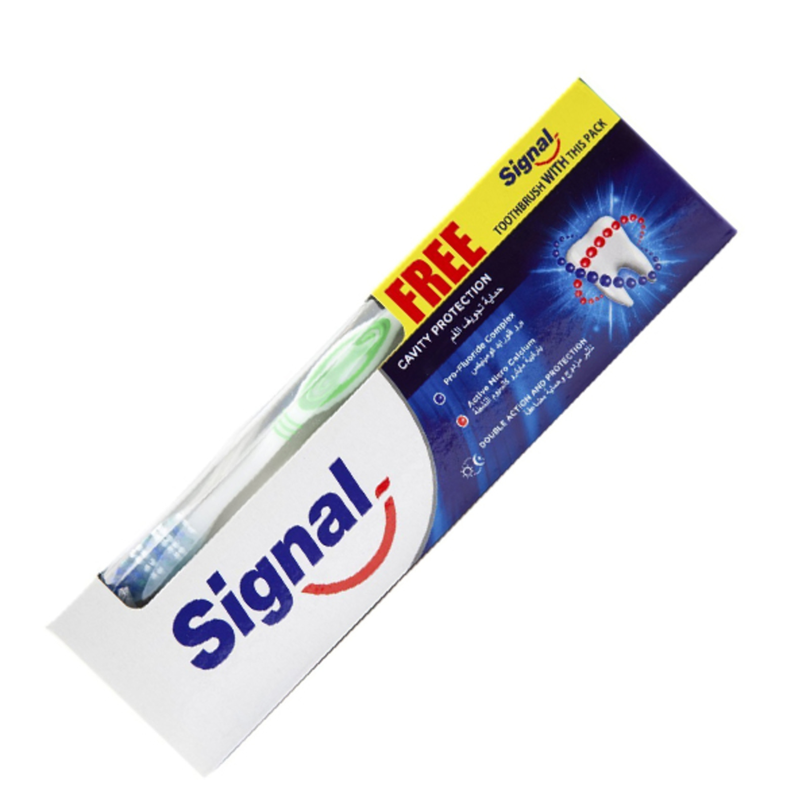 Signal Cavity Protection Toothpaste with Free Brush | NTUC FairPrice