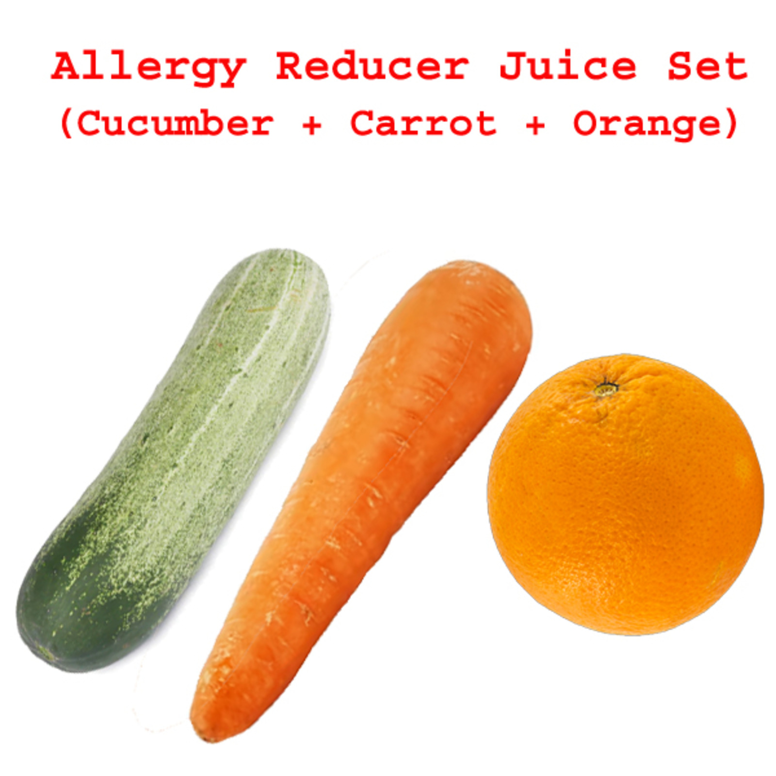 Orgo Fresh Allergy Reducer Juice Set (Carrot+Cucumber+Orange) | NTUC ...