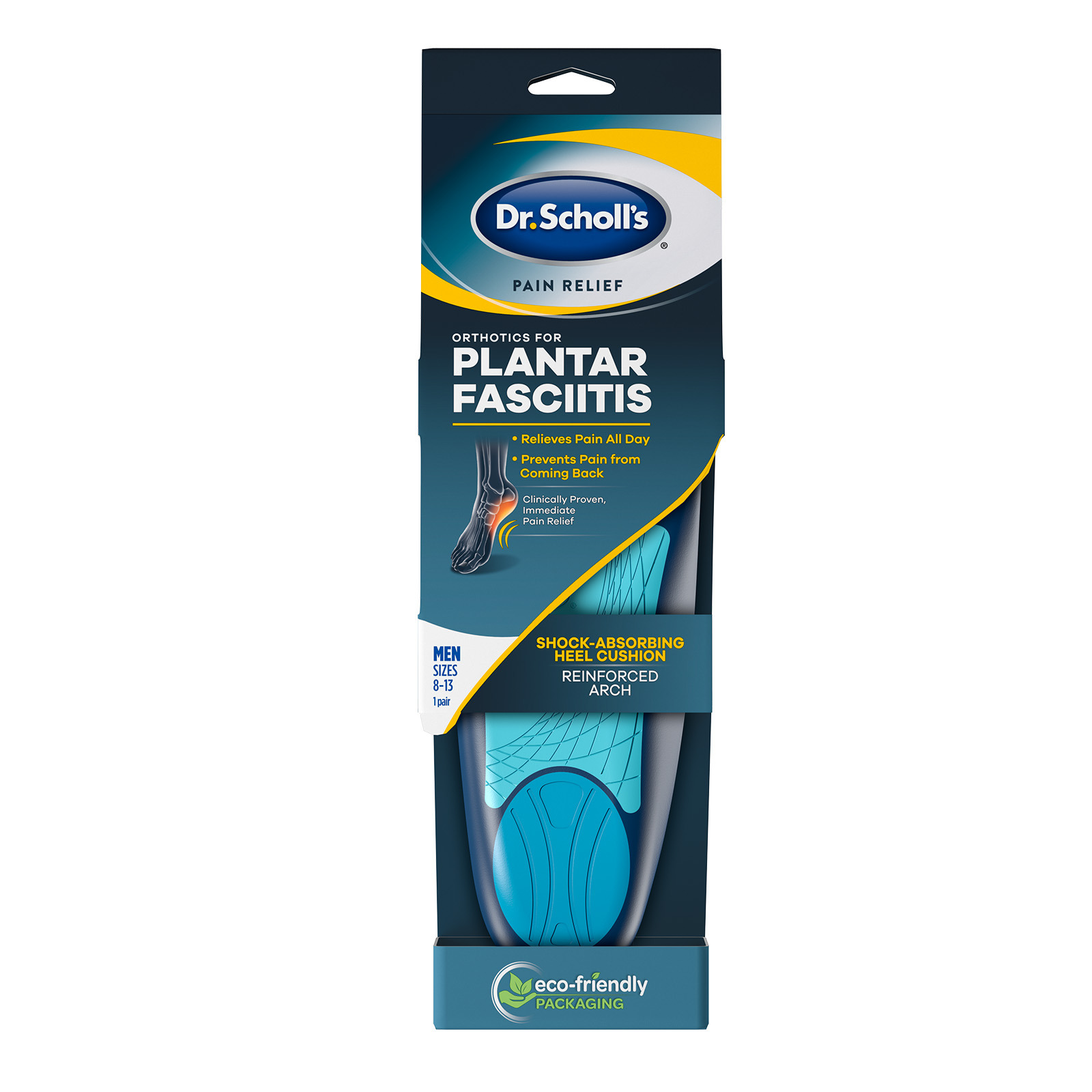 Dr. Scholl's Plantar Fasciitis Pain Relief Orthotics Men | NTUC FairPrice