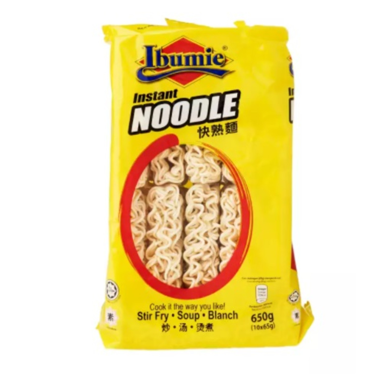 Baagus Ibumie Instant Noodles Plain 650g Donation 650 G | NTUC FairPrice