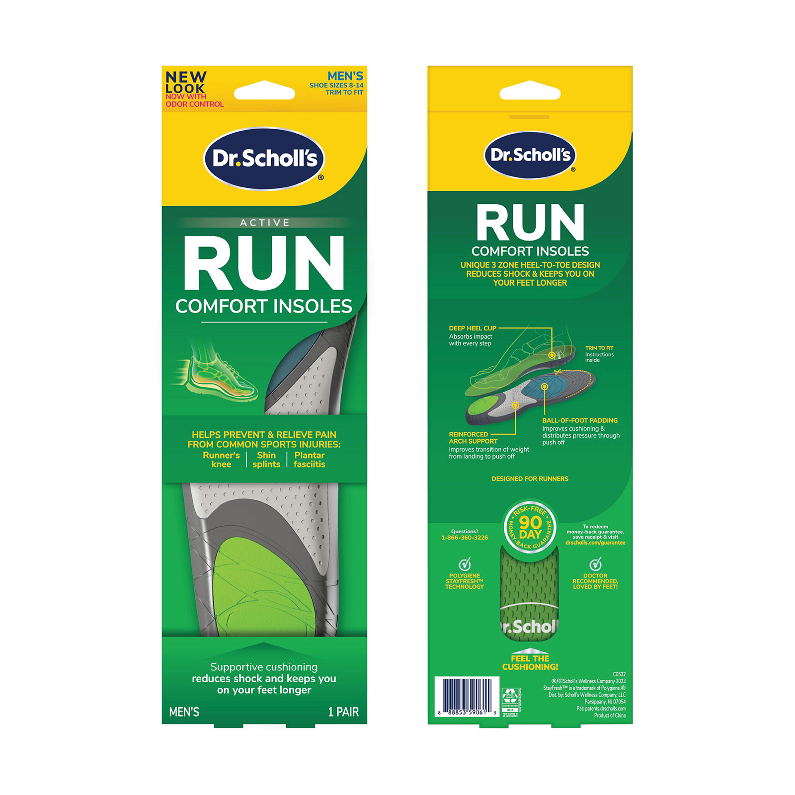 Dr. Scholl s Run Active Comfort Insoles Men NTUC FairPrice