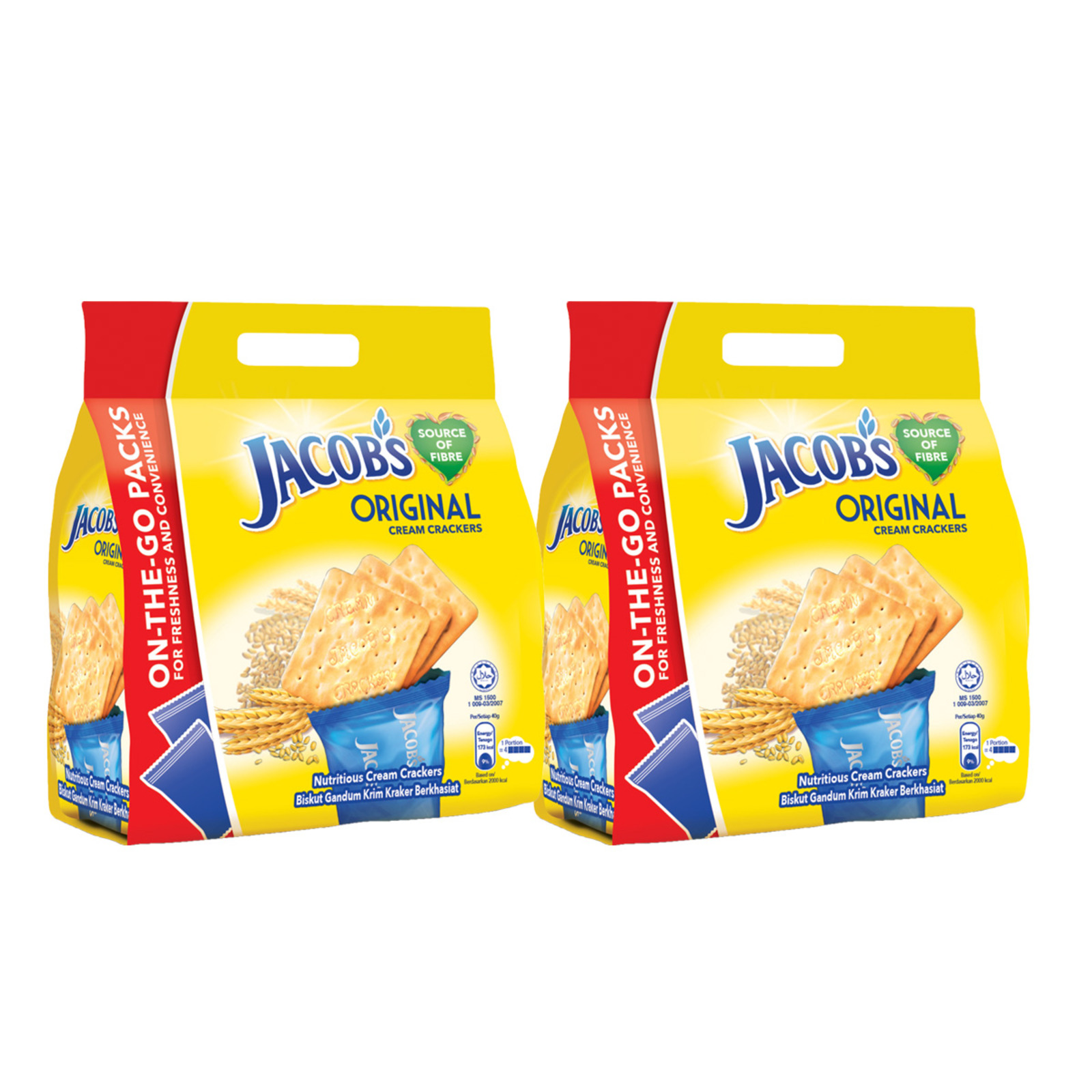 Jacob's Jacob's Original Cream Crackers 600g Bundle of 2 | NTUC FairPrice