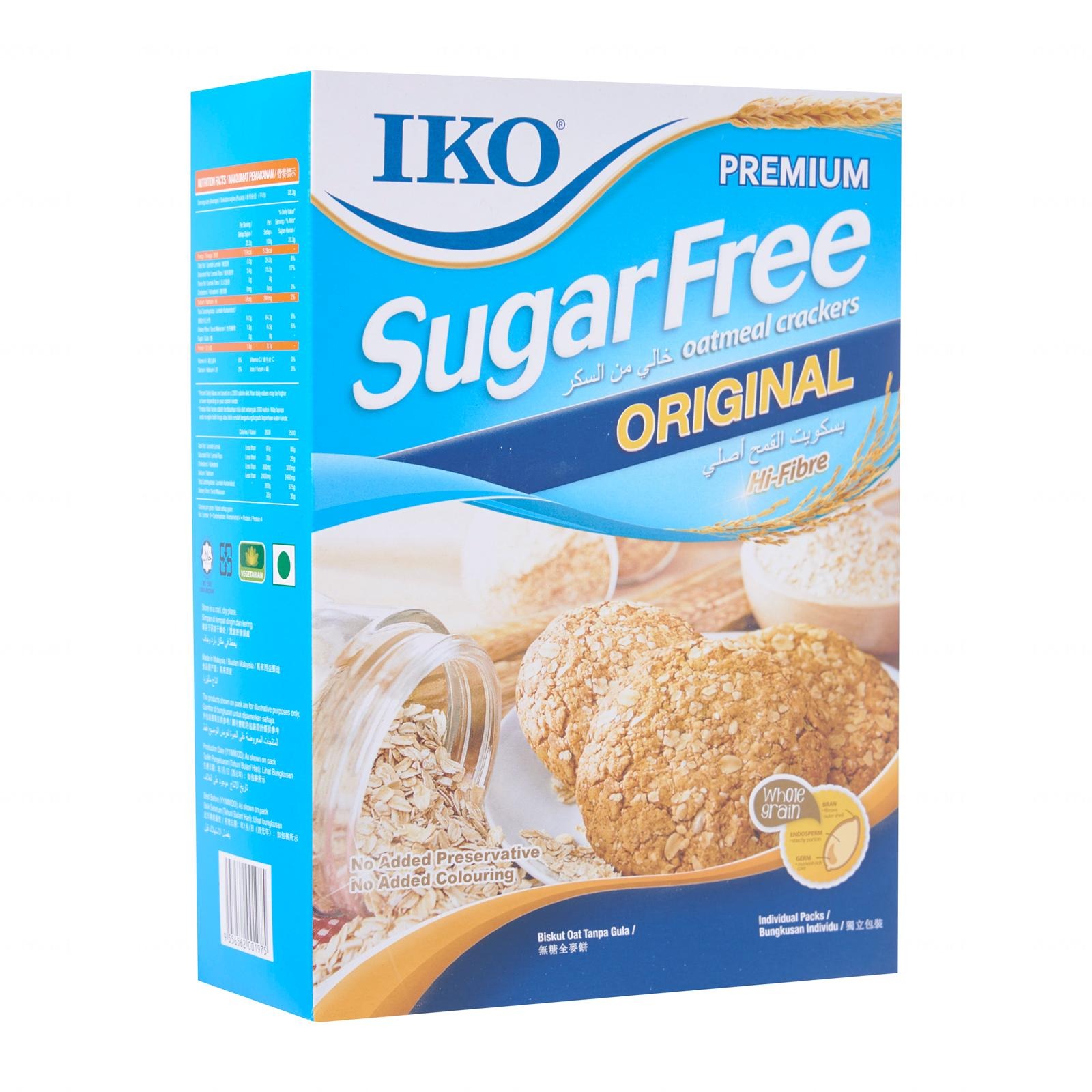 IKO Sugar Free Original Oatmeal Cracker | NTUC FairPrice