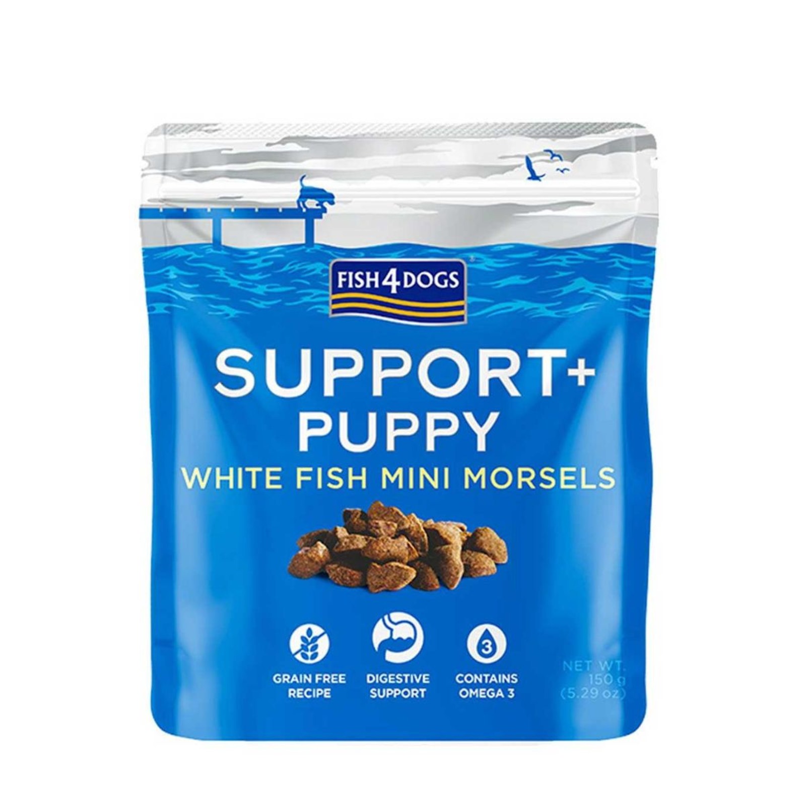 Fish 4 Dogs Puppy White Fish Mini Morsels-Digestion | NTUC FairPrice