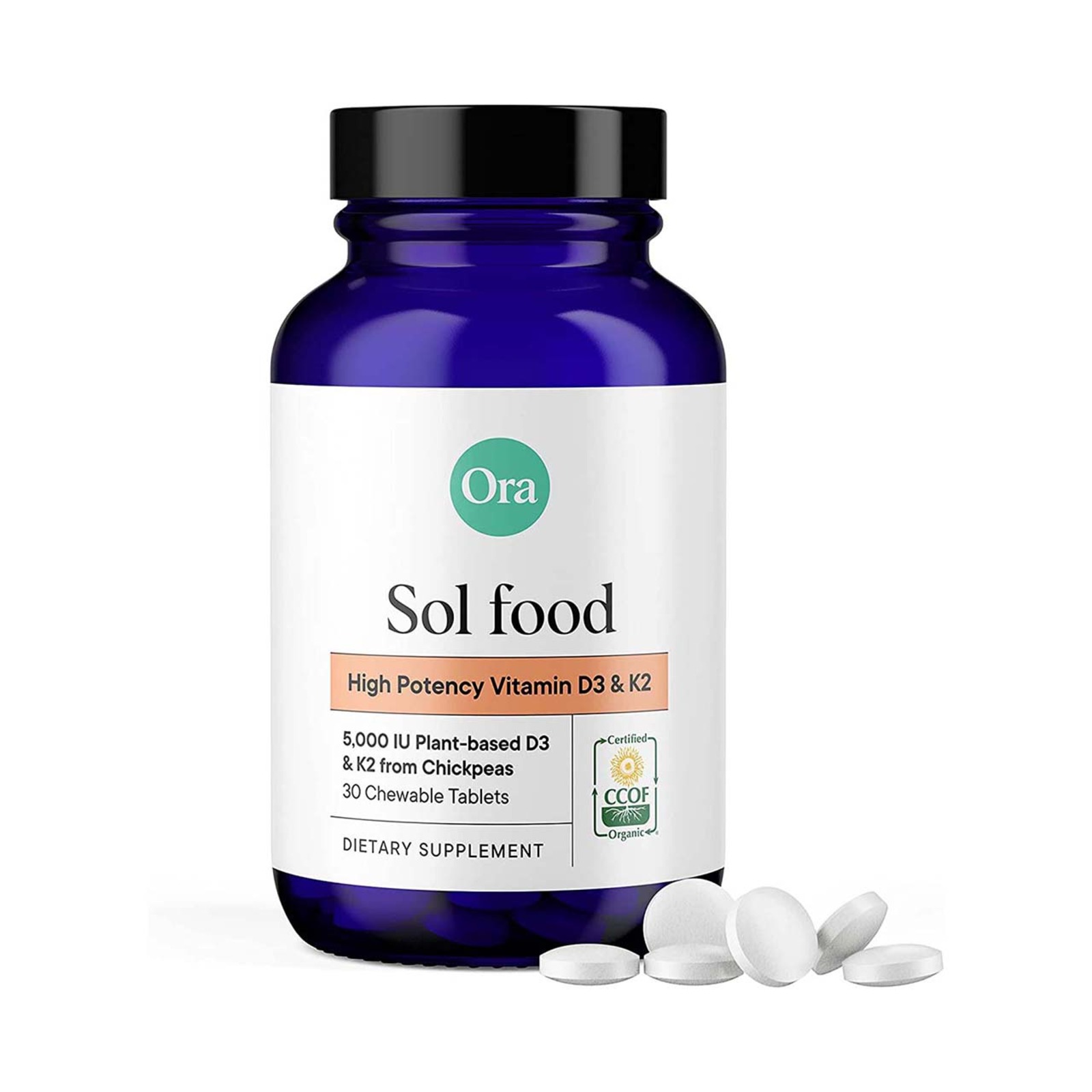 Ora Organic High Potency Vitamin D3 + K2 (Sol Food) | NTUC FairPrice