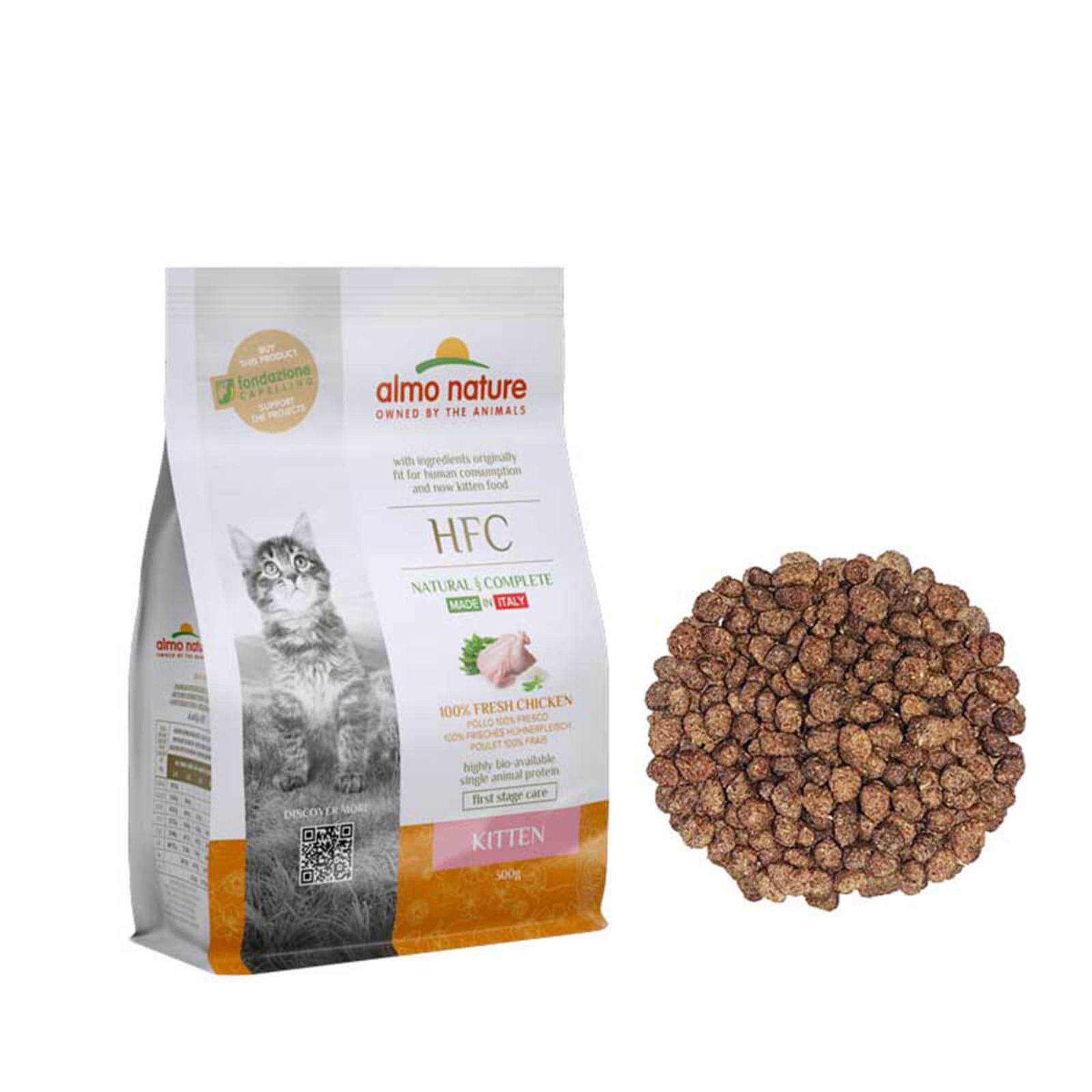 Almo Nature HFC Natural & Complete Kitten Chicken | NTUC FairPrice