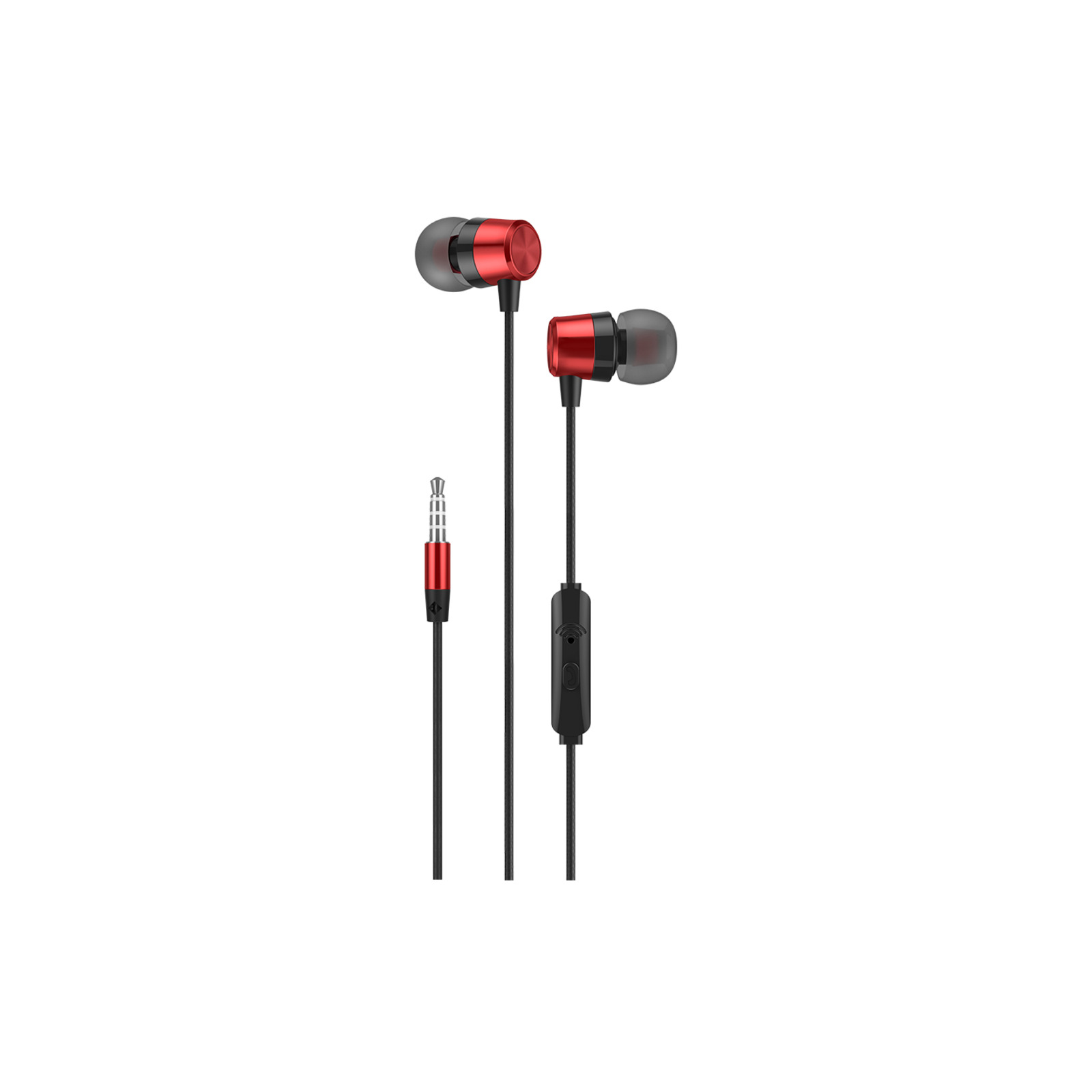 Gadget MIX E-27 3.5mm In-Ear Wired Earphone 1.2m - Red | NTUC FairPrice